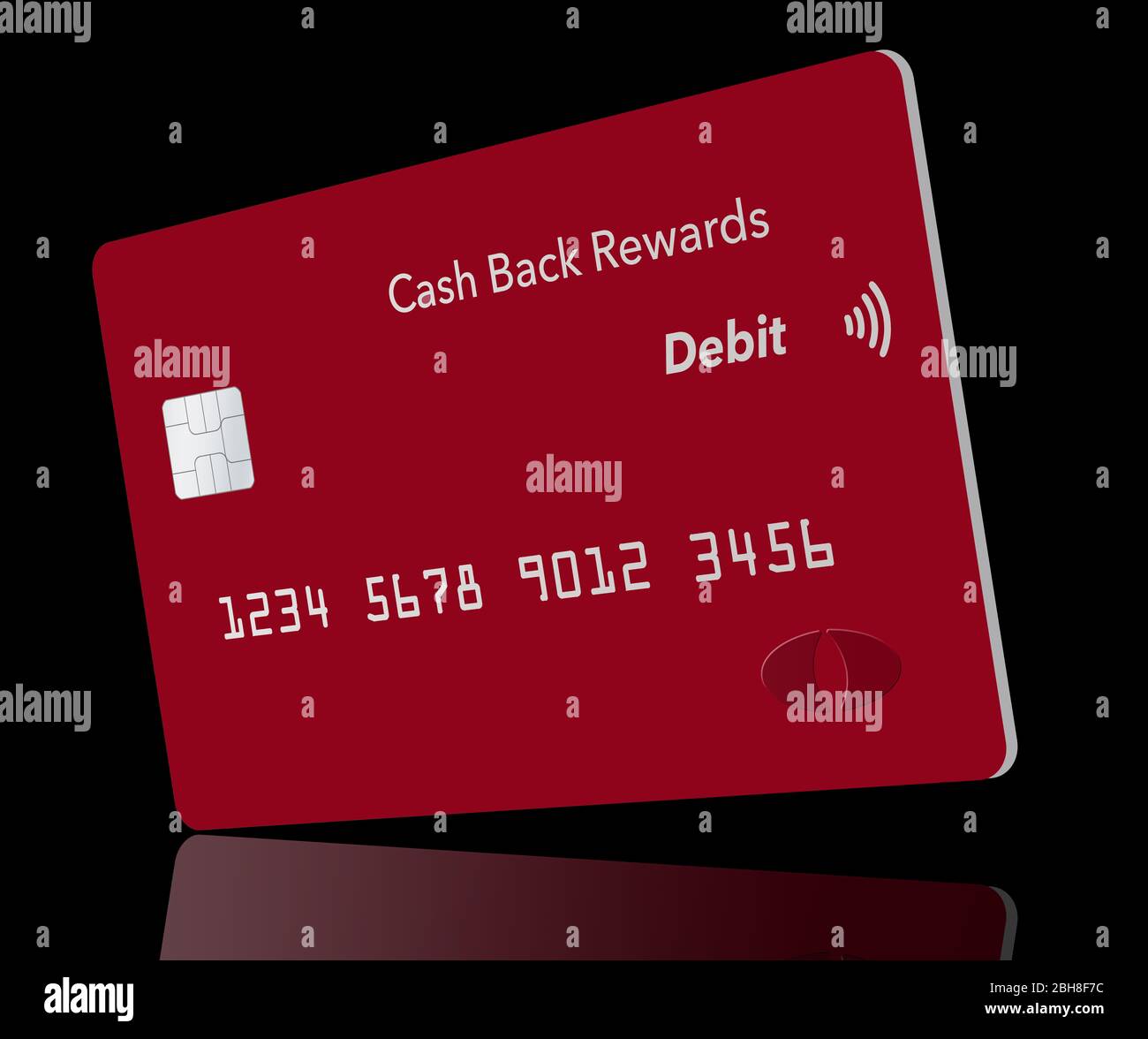Front back red debit card hi-res stock photography and images - Alamy