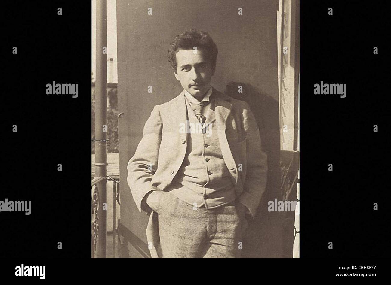 Famous a German-born theoretical physicist Albert Einstein Stock Photo ...