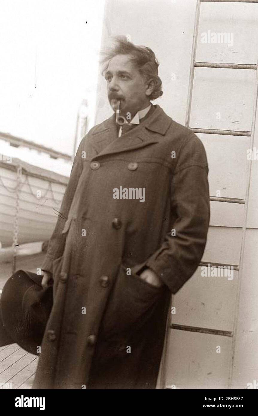 Famous a German-born theoretical physicist Albert Einstein Stock Photo ...