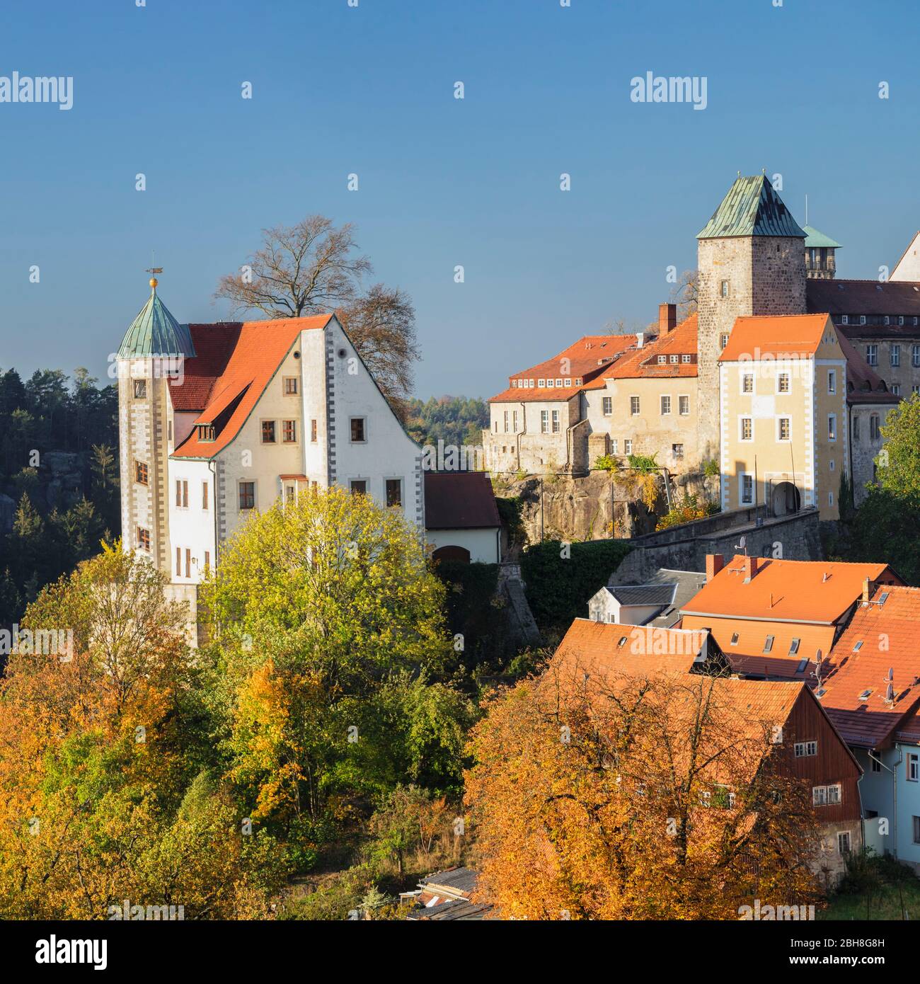 Hohnstein Castle, Hohnstein, Elbe Sandstone Mountains, Saxon ...