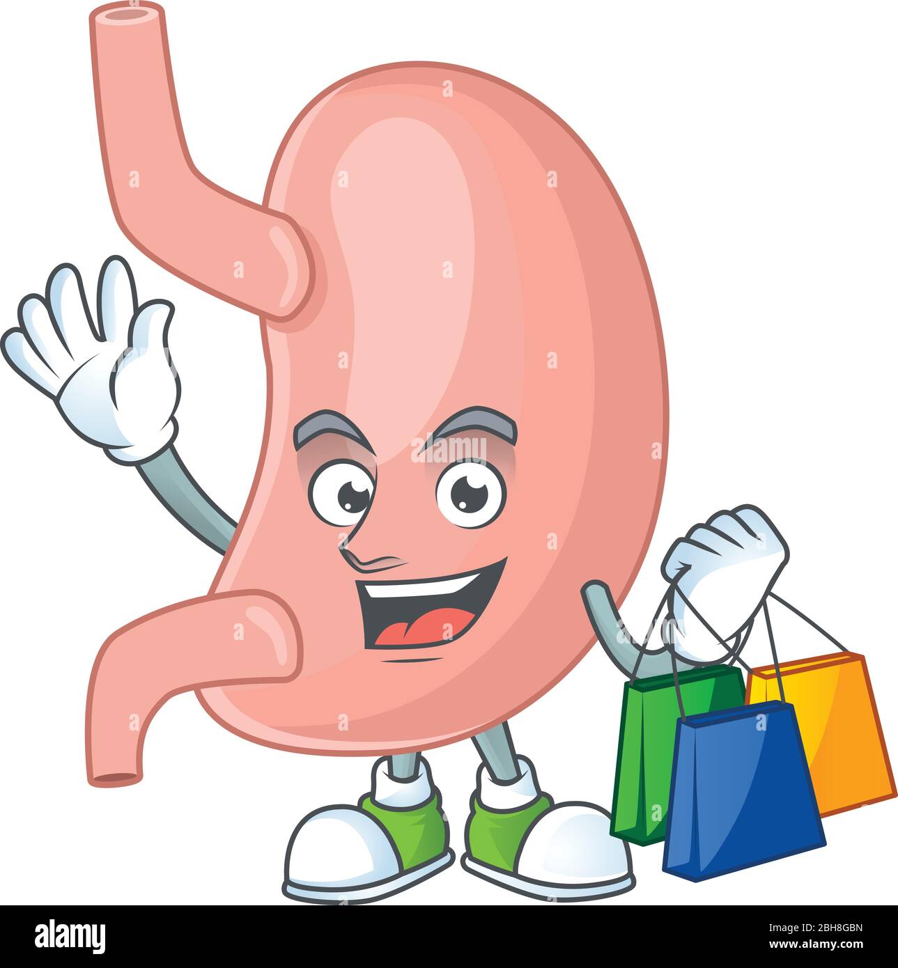 Digestive process cartoon hi-res stock photography and images - Alamy