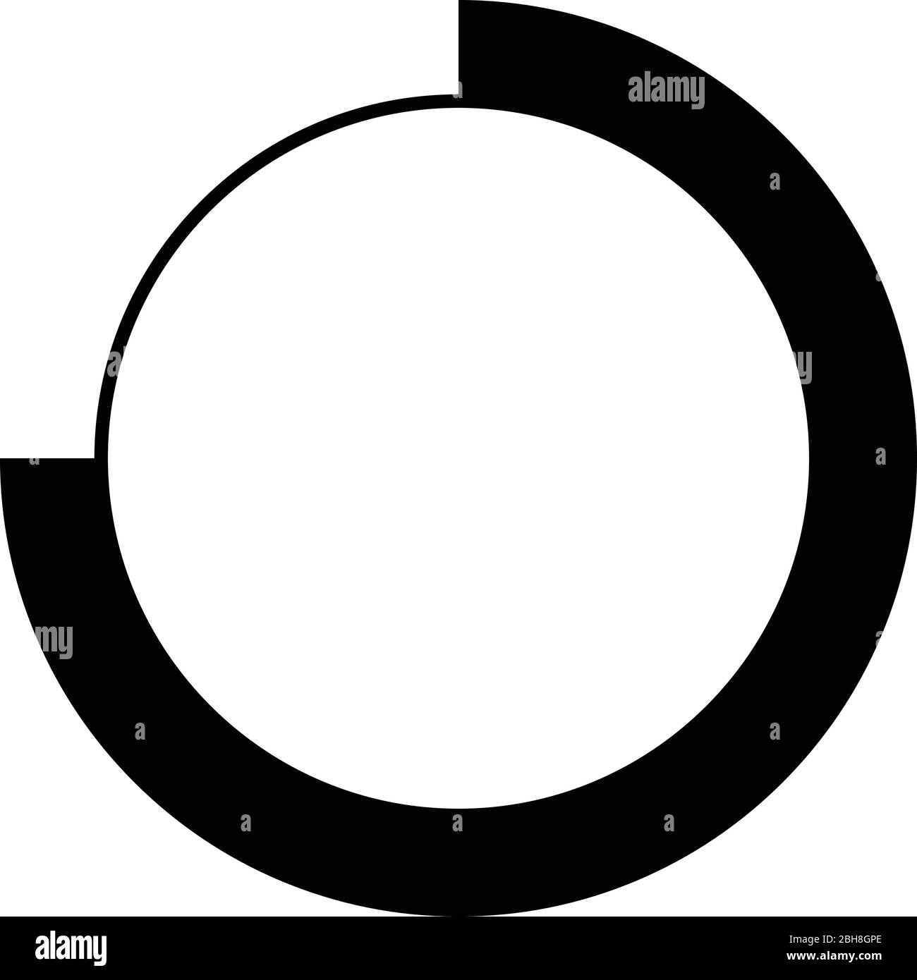 Techno Circle Modern Infographic Concept Abstract creative futuristic ...