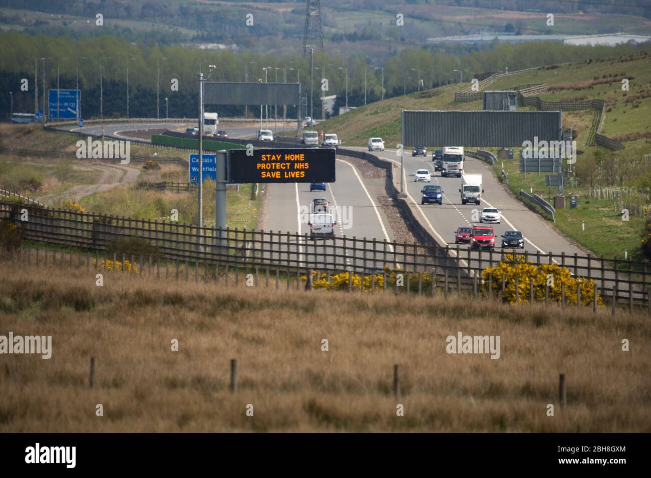 Foreshortened close up view of motorway hi-res stock photography and ...