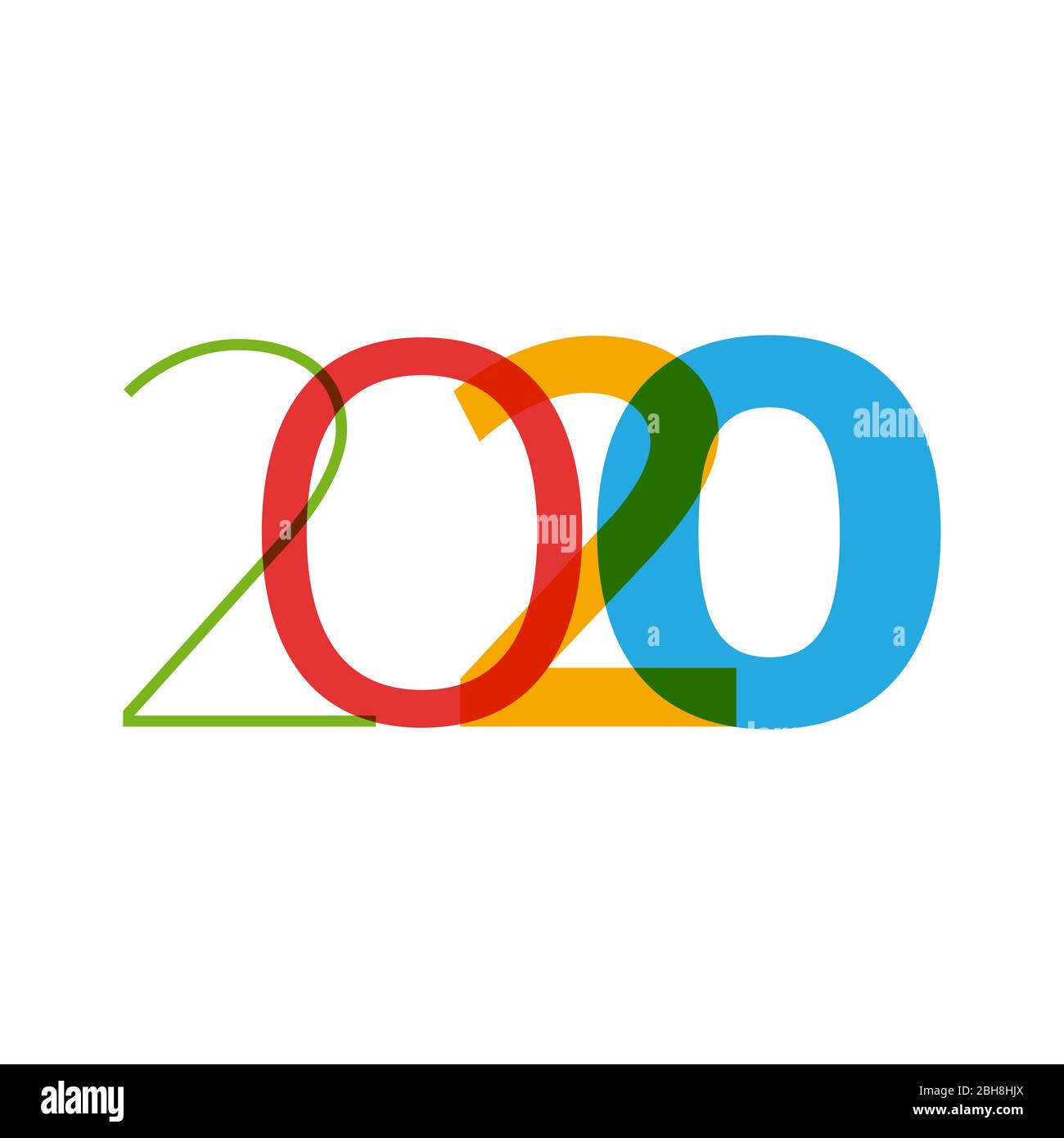 2020 logo vector vectors hi-res stock photography and images - Alamy