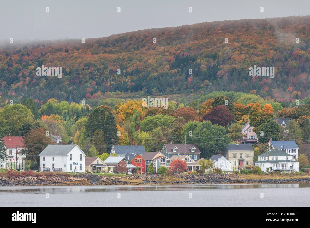 Canada, Nova Scotia, Granville Ferry, town on the Annapolis Royal River ...