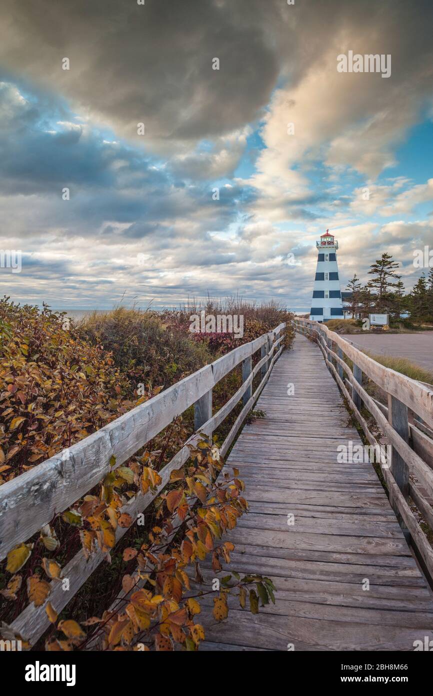 West point lighthouse, pei hi-res stock photography and images - Alamy