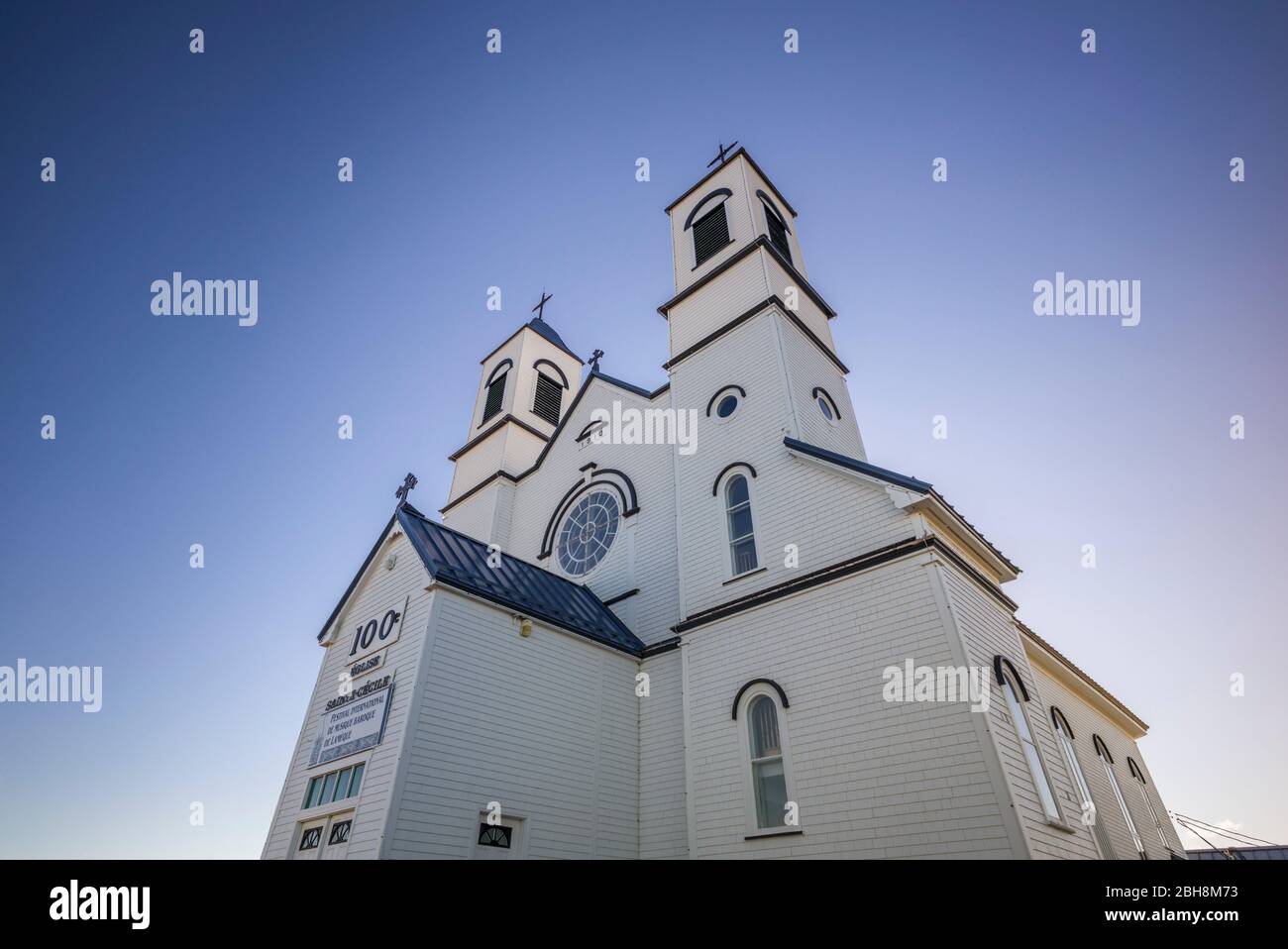 Canada, New Brunswick, Acadian Peninsula, Sainte-Cecile, Eglise Petite ...