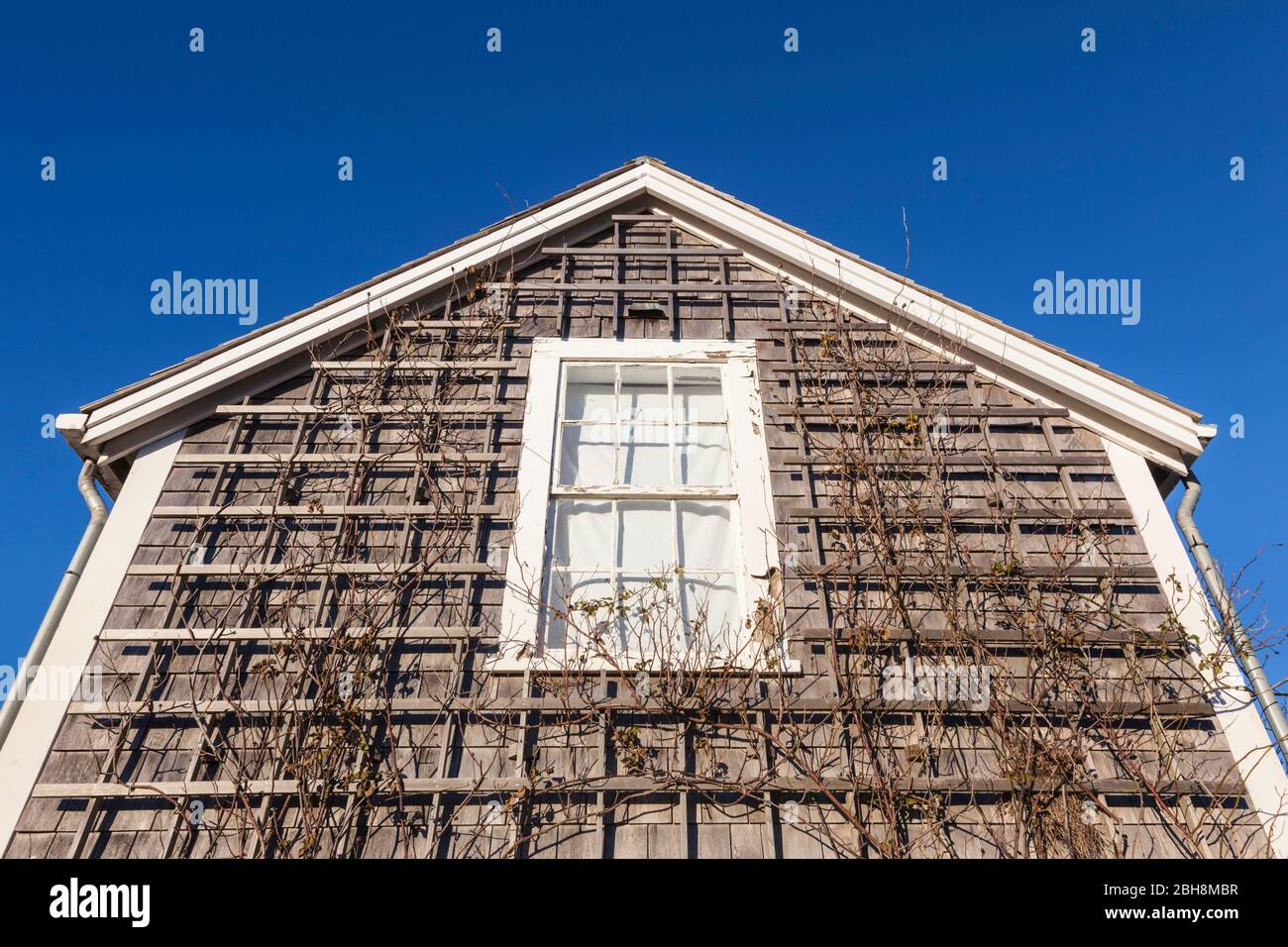 USA, New England, Massachusetts, Nantucket Island, Siasconset, village ...