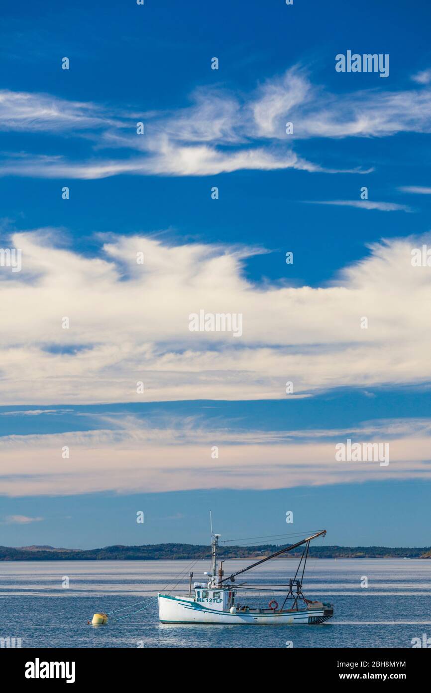 USA, Maine, Lubec, fishing boats in Lubec Harbor Stock Photo - Alamy