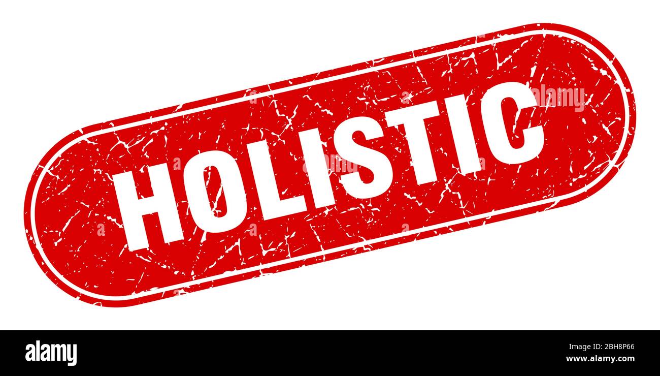 holistic sign. holistic grunge red stamp. Label Stock Vector Image ...