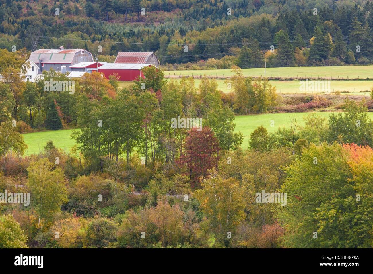 Elevated farm view hi-res stock photography and images - Alamy