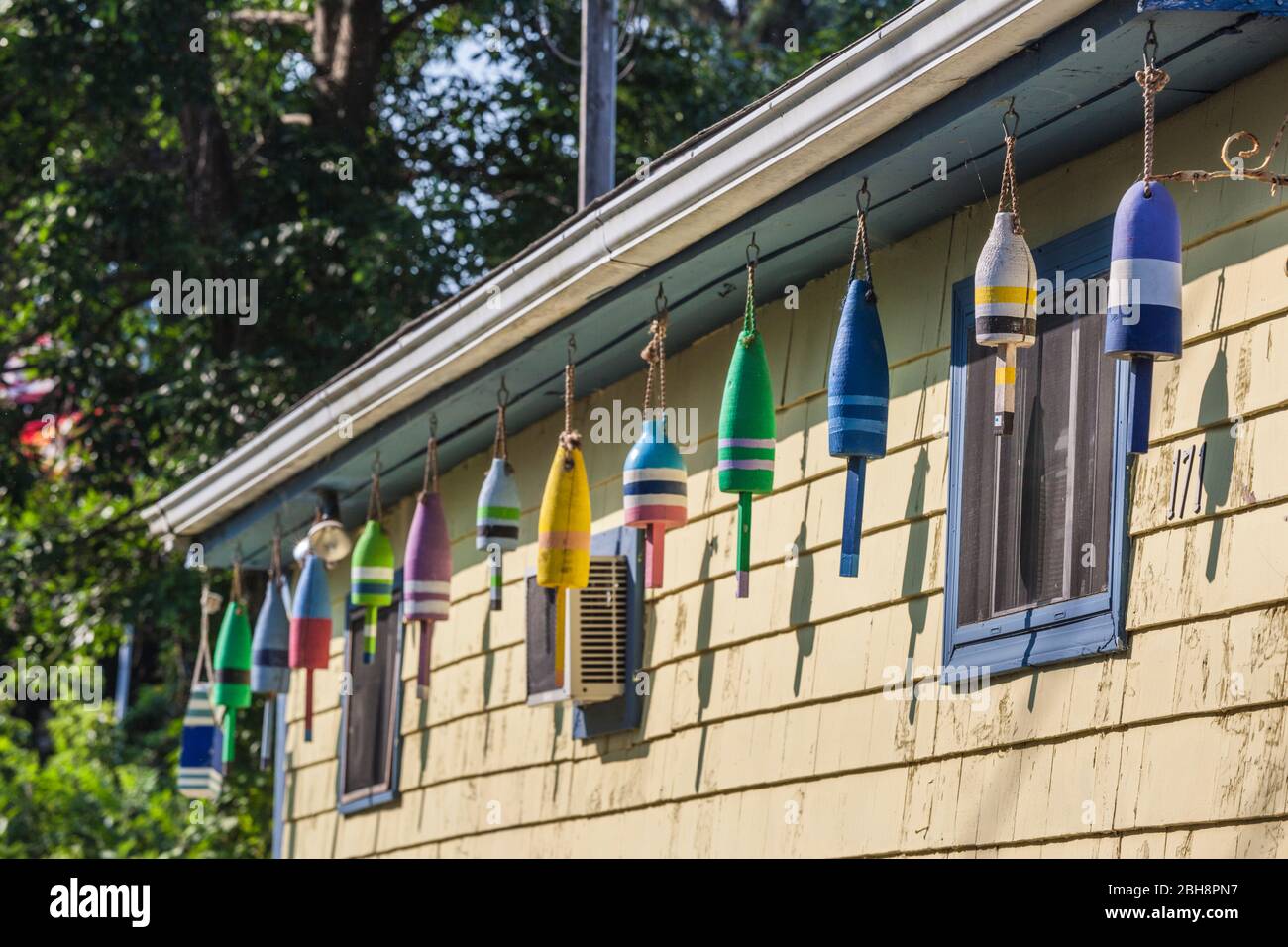 USA, New England, Massachusetts, Cape Ann, Essex, village of Conomo ...