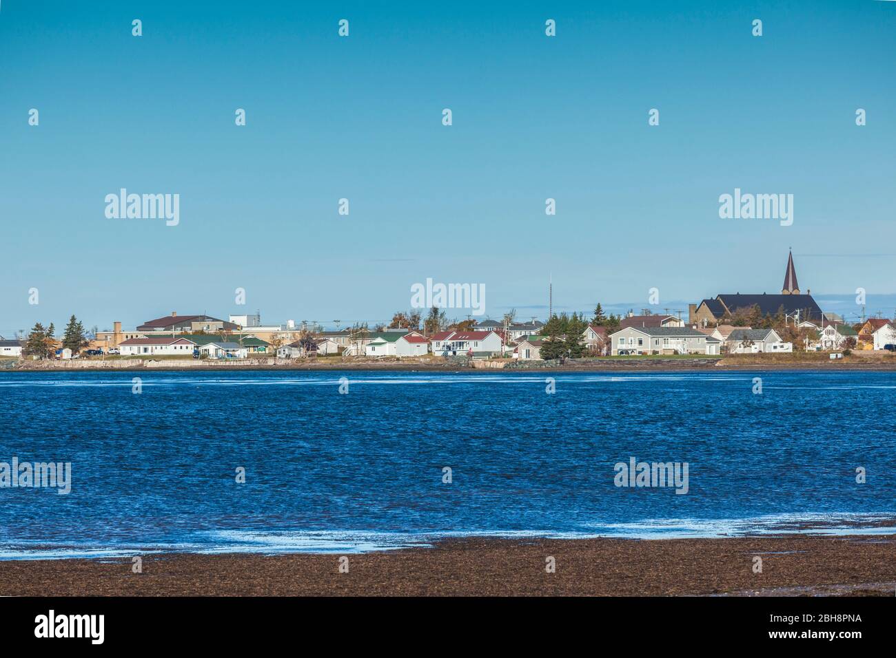 Canada, New Brunswick, Acadian Peninsula, Lameque, small fishing town ...