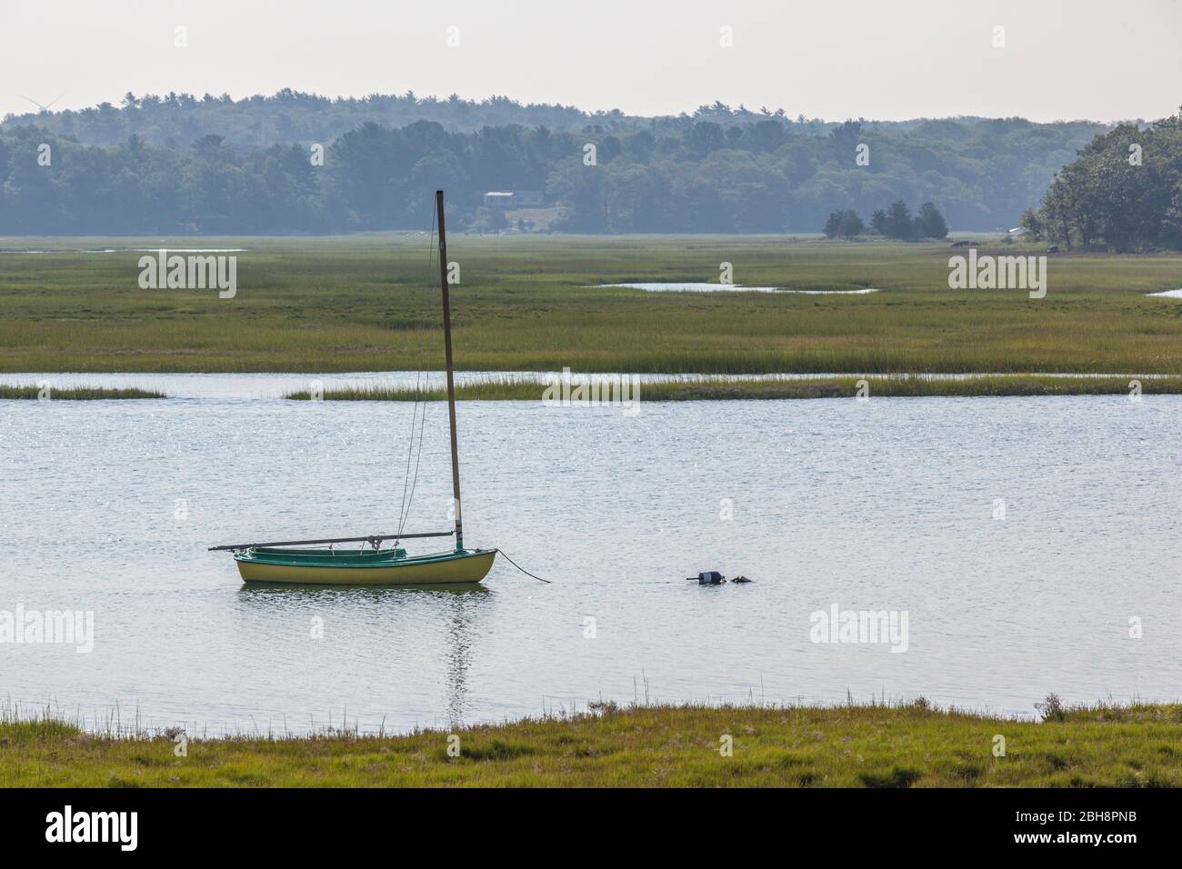 USA, New England, Massachusetts, Cape Ann, Essex, village of Conomo ...