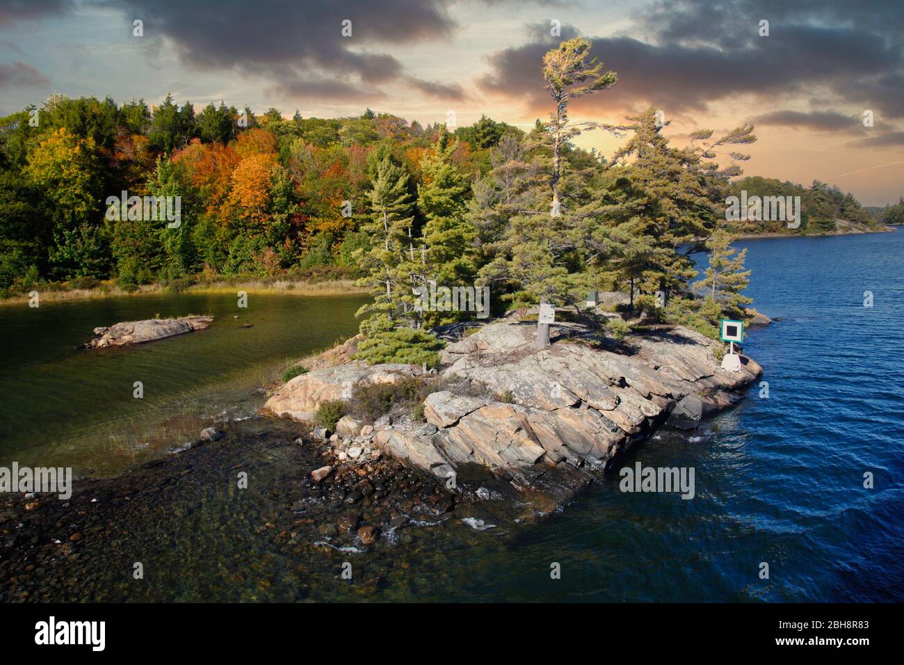 Canada, Ontario, Parry Sound, Thirty Thousand Islands, Georgian Bay ...