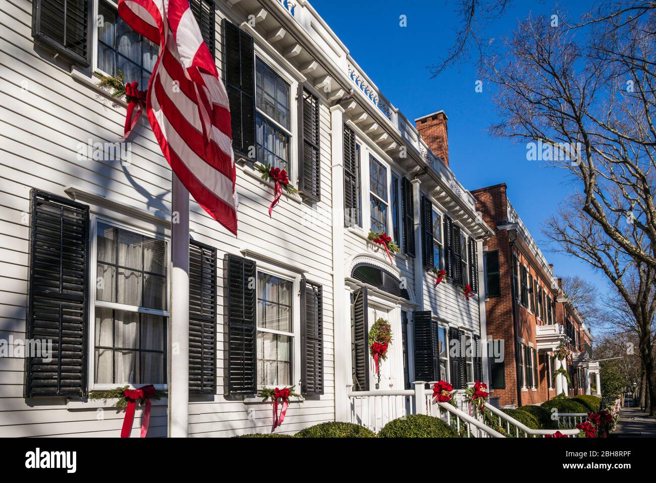 USA, New England, Massachusetts, Nantucket Island, Nantucket Town, Main ...