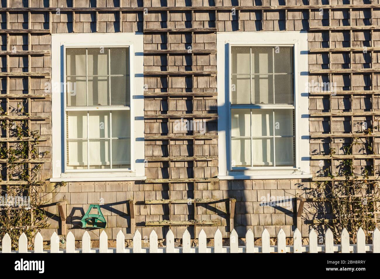 USA, New England, Massachusetts, Nantucket Island, Siasconset, village ...