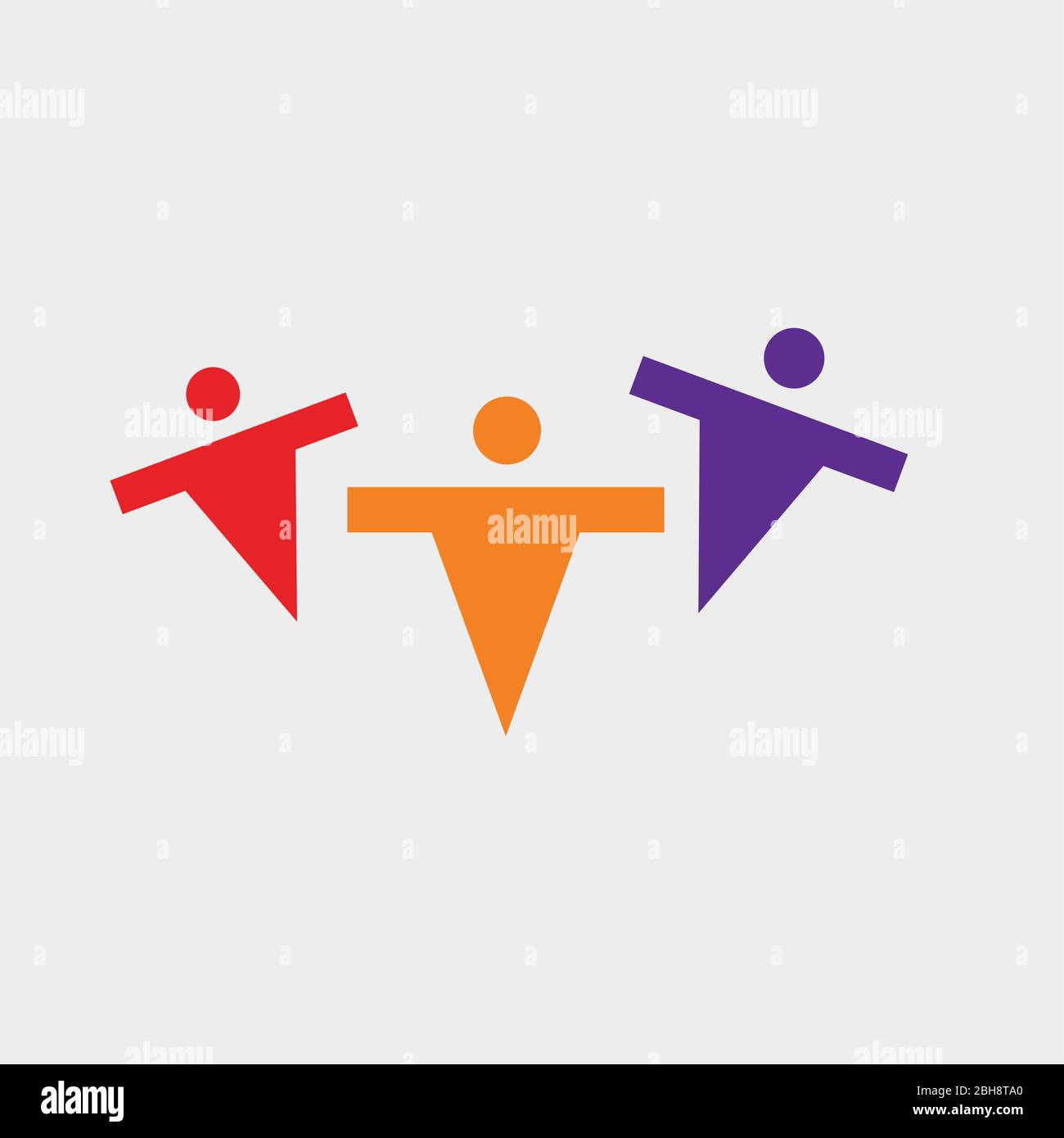 Vector sign teamwork, meeting Stock Vector Image & Art - Alamy