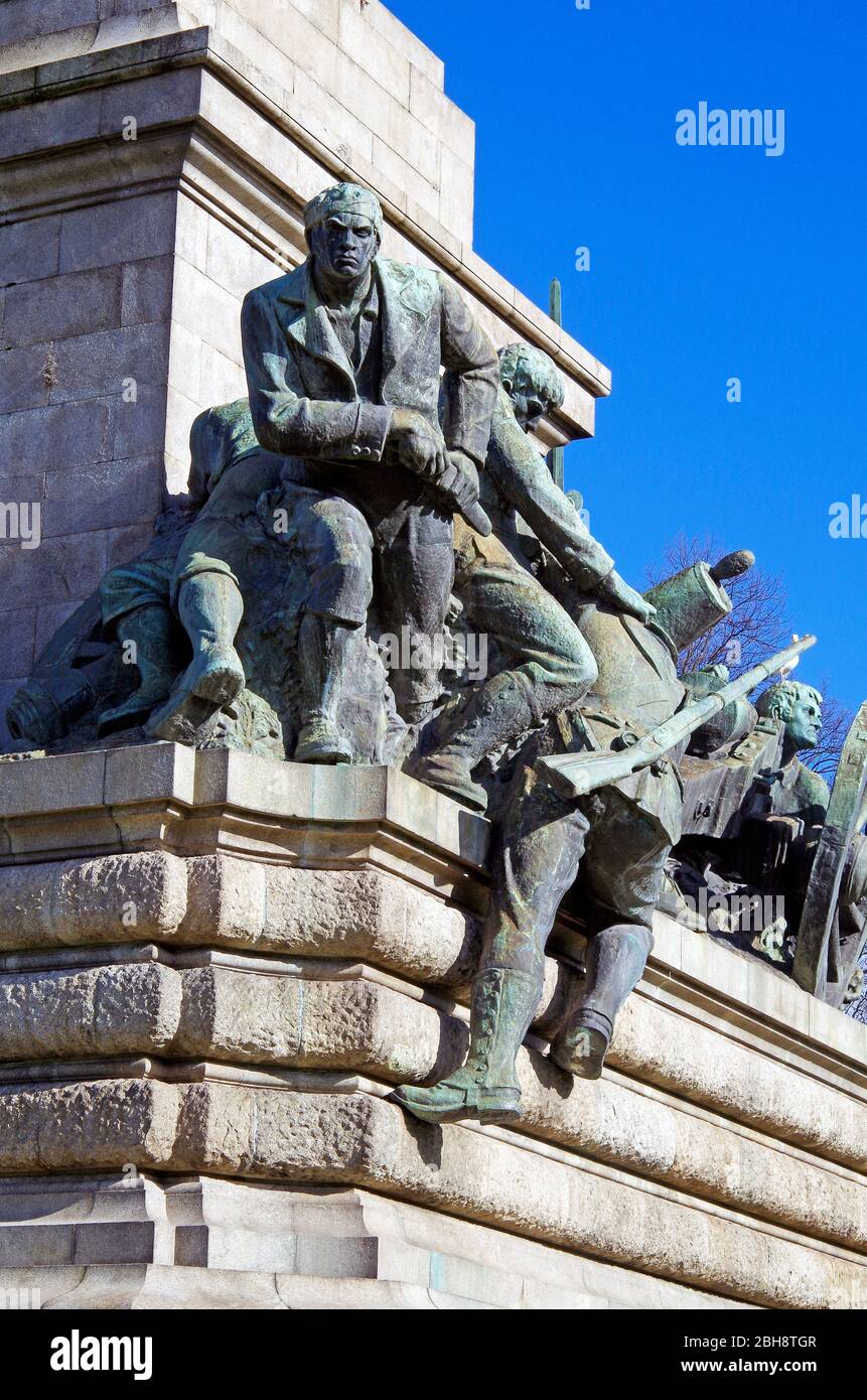 The Peninsula War Memorial, in Porto, Portugal, commemorating the ...