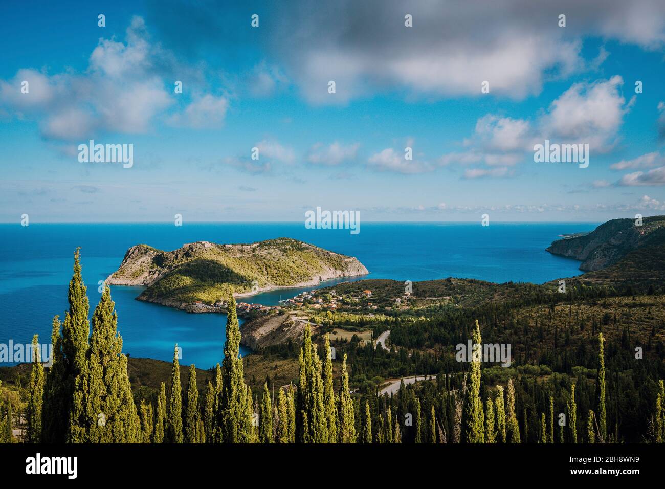 Greece Cypress High Resolution Stock Photography and Images - Alamy