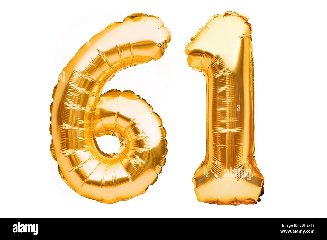 Numeral 61 sixty one isolated hi-res stock photography and images - Alamy