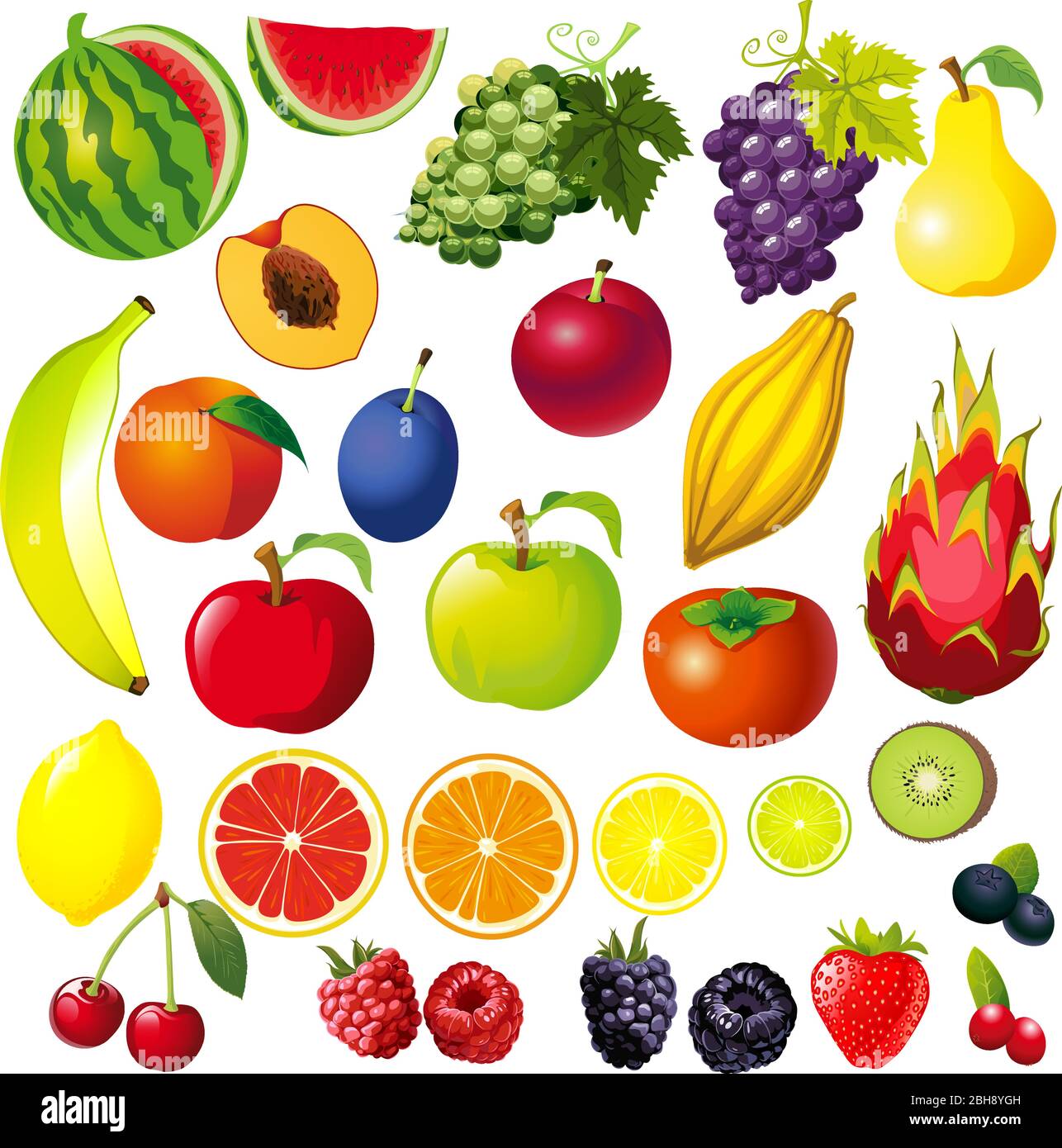 Big sweet peach Stock Vector Images - Alamy