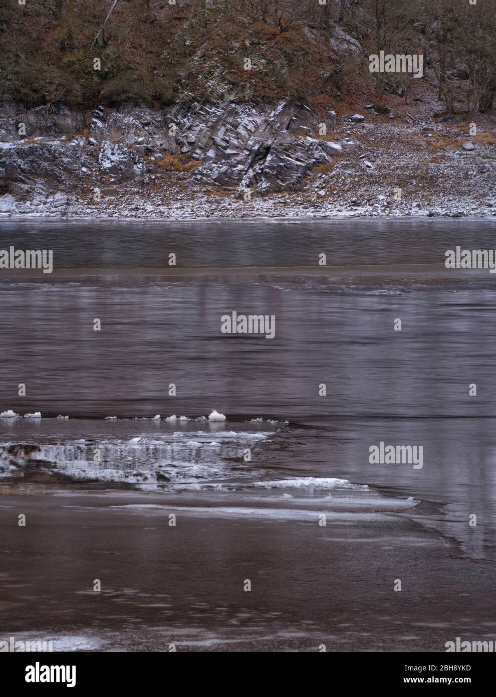 Ice structure on the edersee hi-res stock photography and images - Alamy