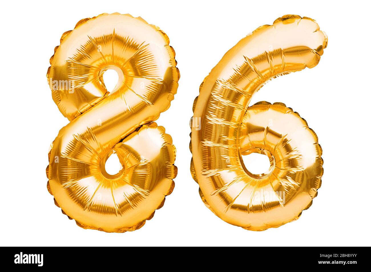 Number 86 Eighty Six Made Of Golden Inflatable Balloons Isolated On number-86-eighty-six-made-of-golden-inflatable-balloons-isolated-on