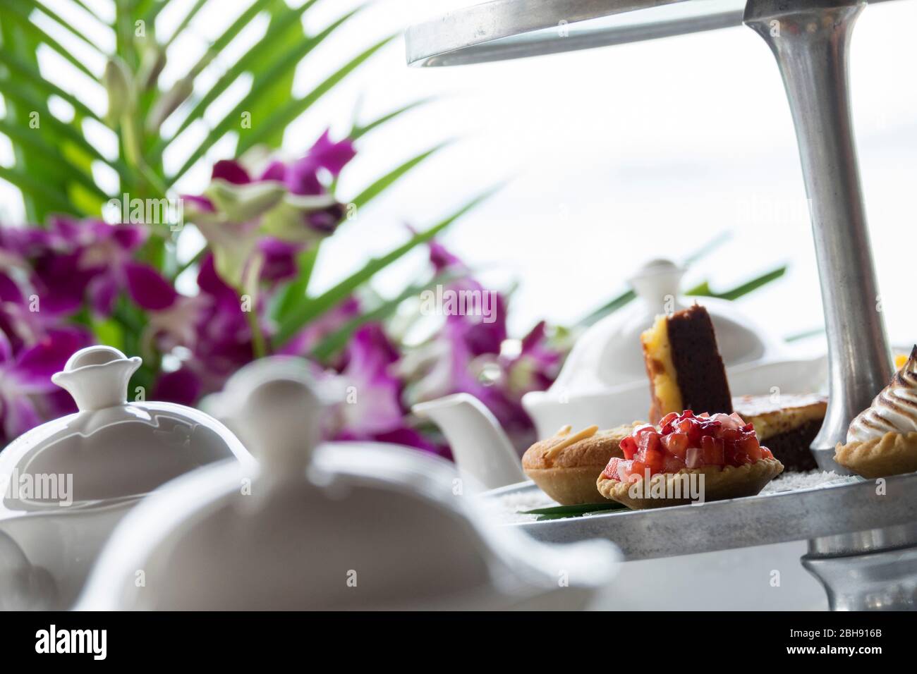 English tea ceremony in Asia Stock Photo - Alamy