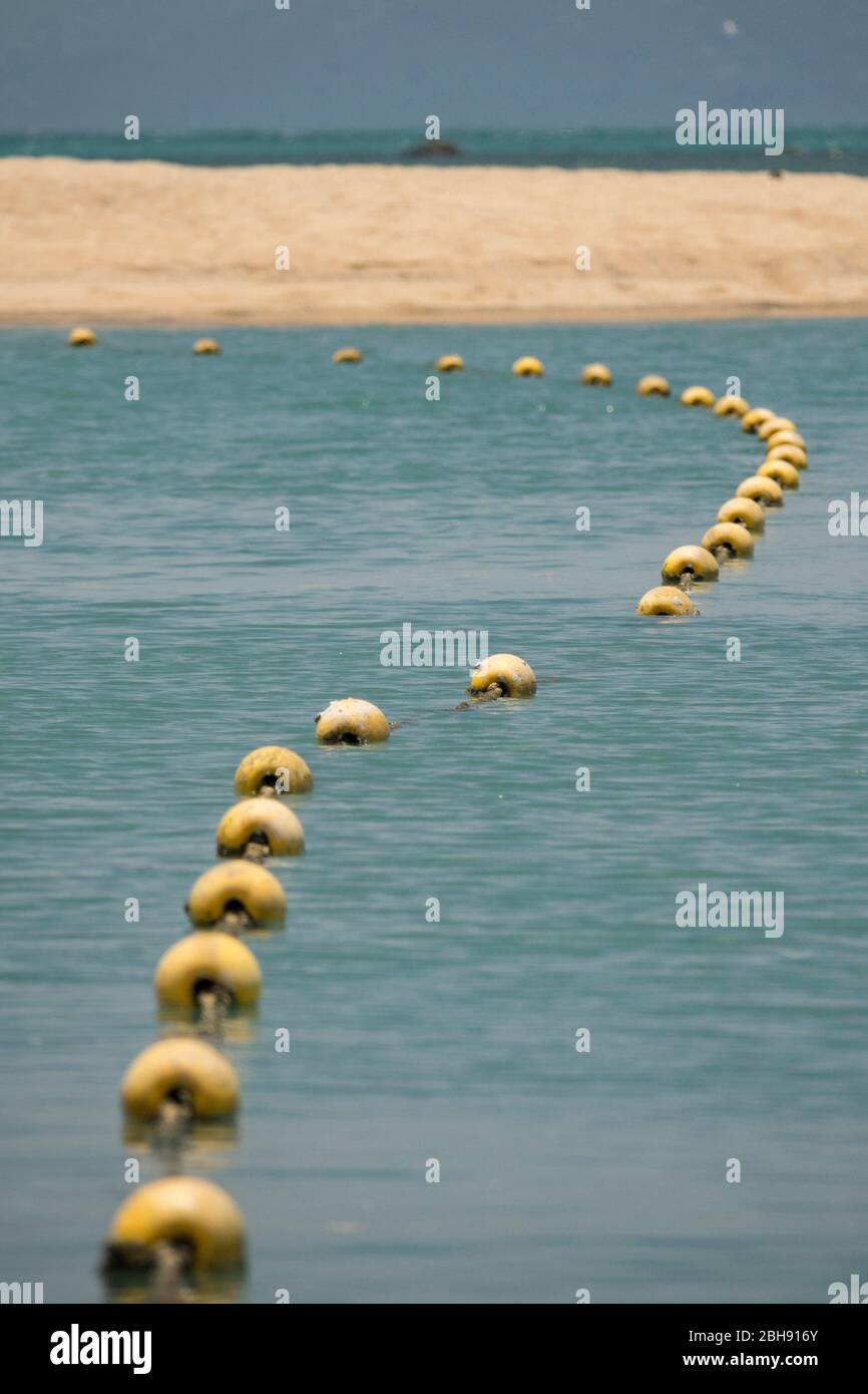 Paradise beach at the gulf of Thailand with dew Stock Photo - Alamy