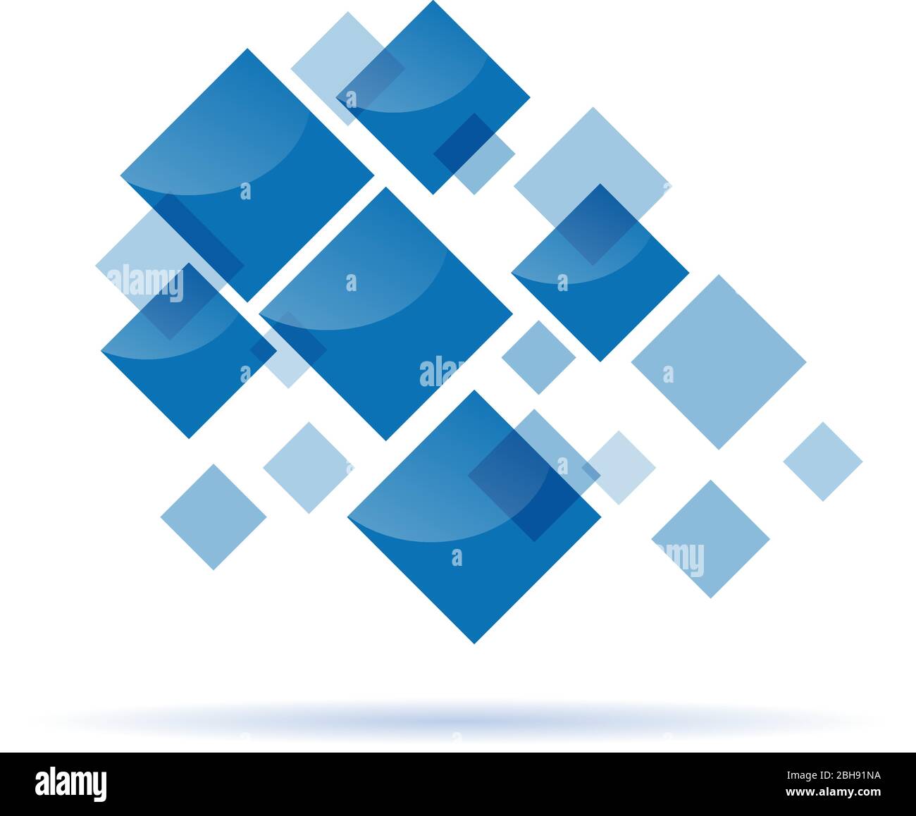 Vector sign innovative and digital generation, with pixel Stock Vector ...