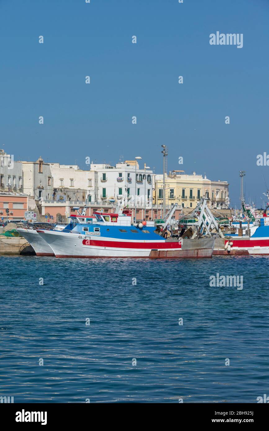 Italy, Mezzogiorno, Apulia / Puglia, Salento peninsula, Gallipoli Stock ...