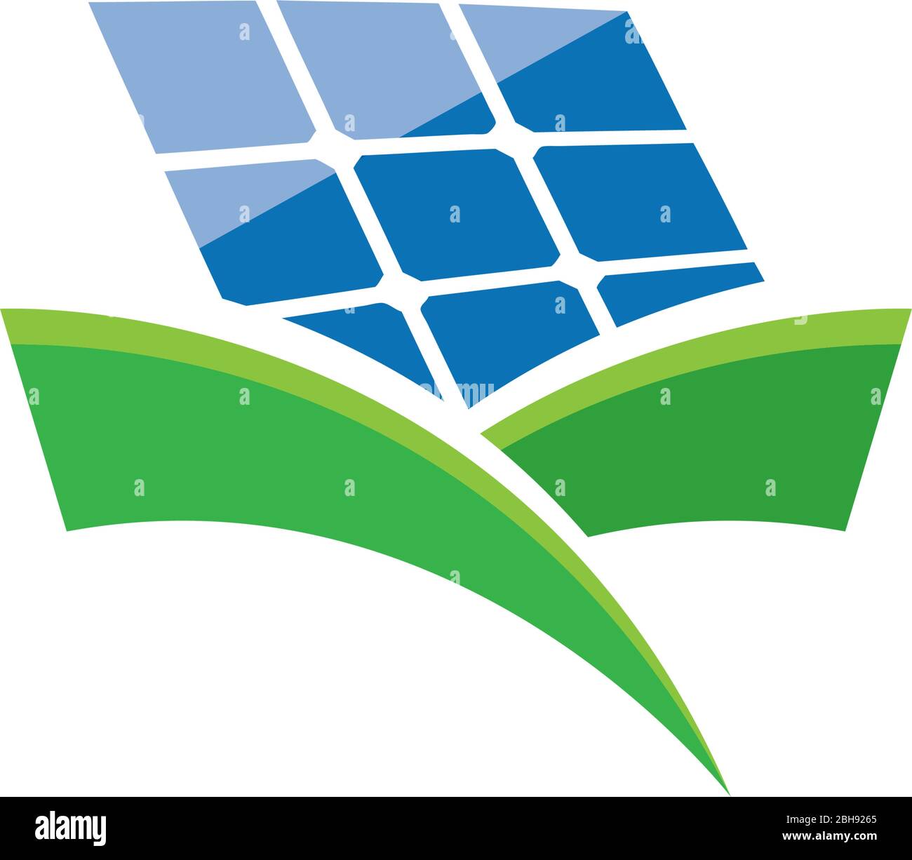 Vector sign solar panel, green energy and renewable Stock Vector Image ...