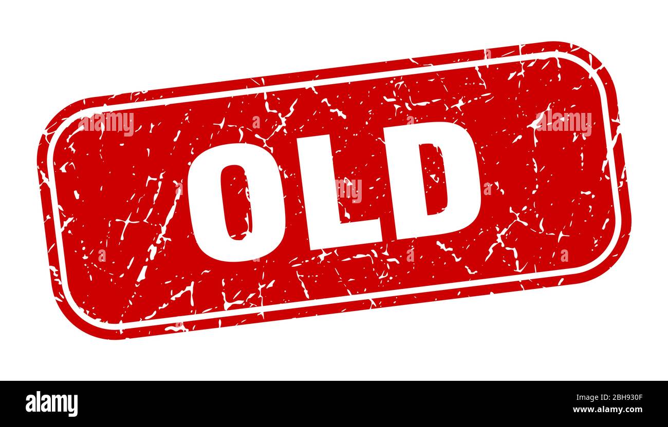 old stamp. old square grungy red sign Stock Vector Image & Art - Alamy