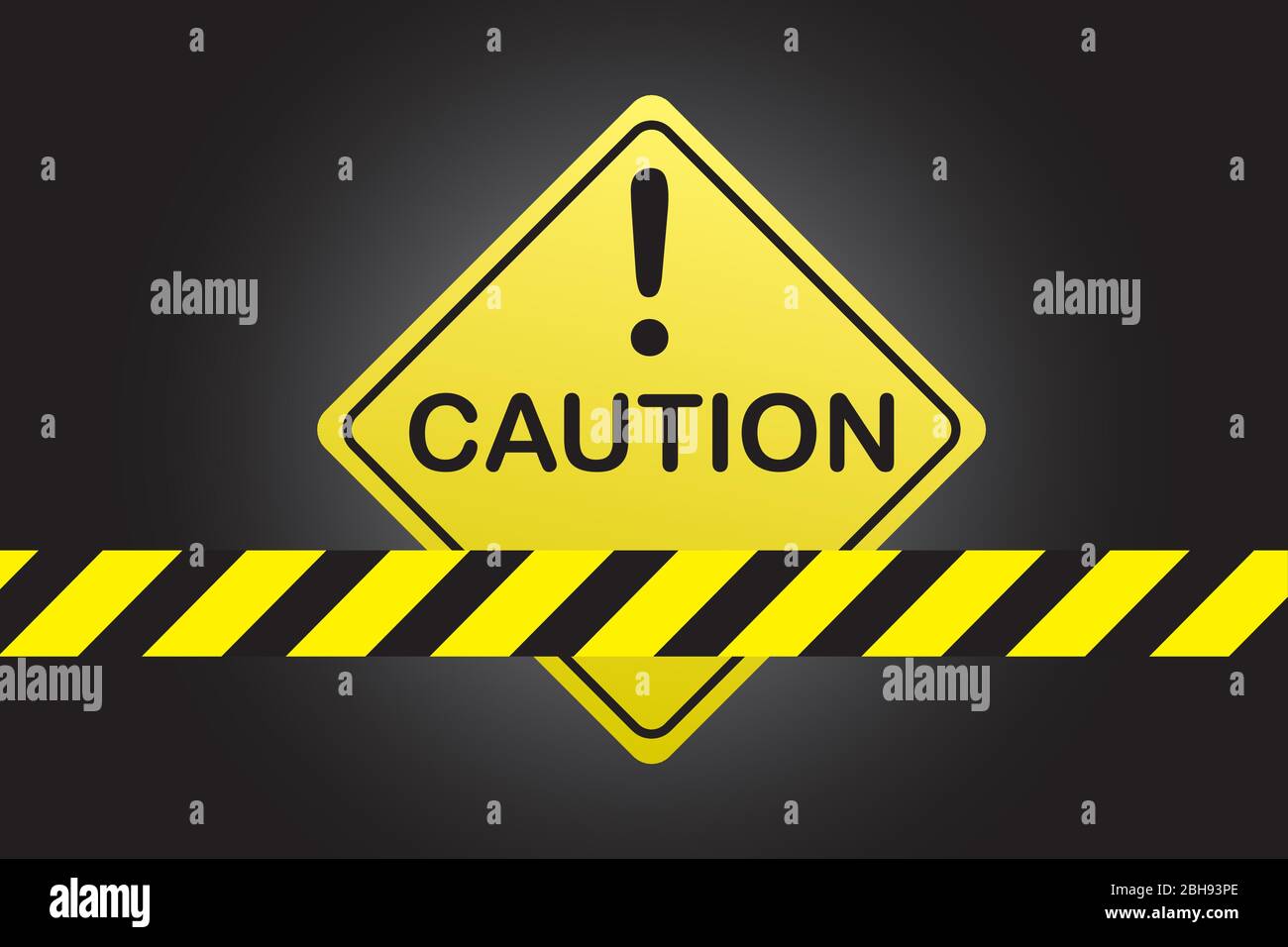Caution sign background,vector illustration Stock Vector Image & Art ...