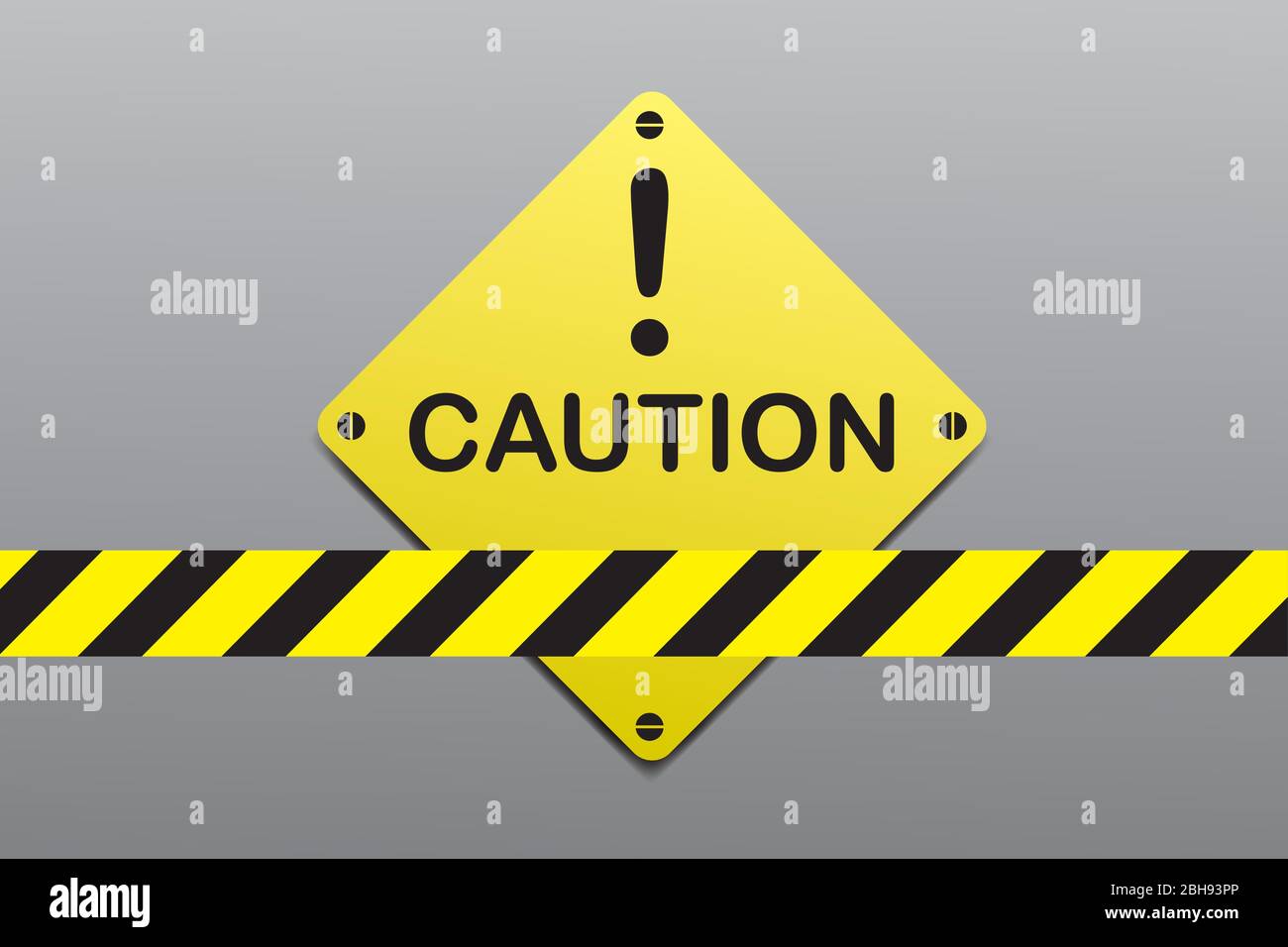 Caution sign background,vector illustration Stock Vector Image & Art ...