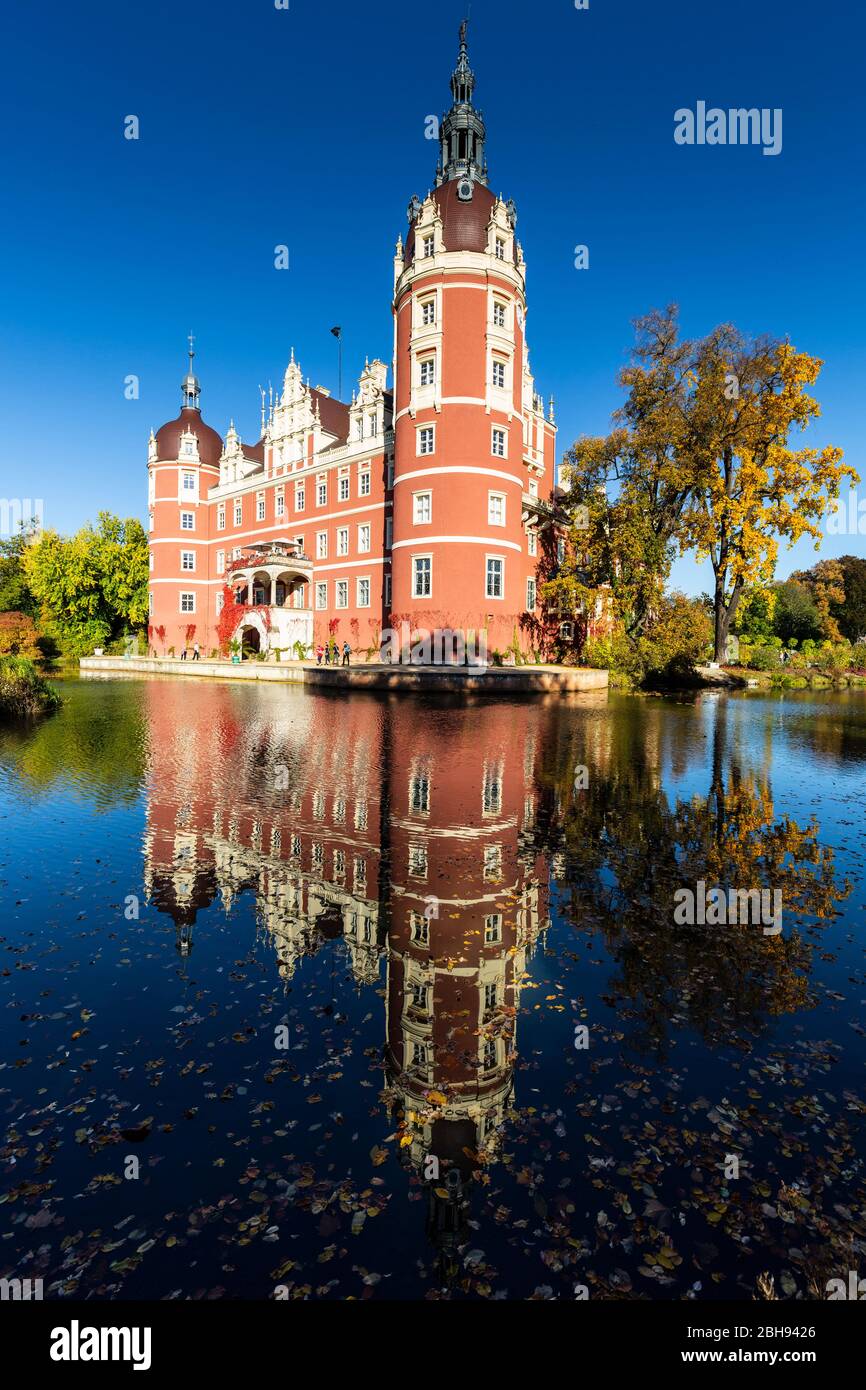 Europe, Germany, Muskau Park / Park Muzakowski / Muskauer Park - castle ...