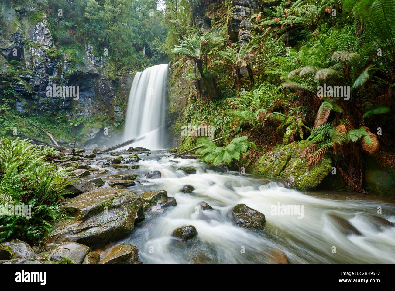 Landscape, Waterfall, Hopetoun Falls, Great Otway National Park ...