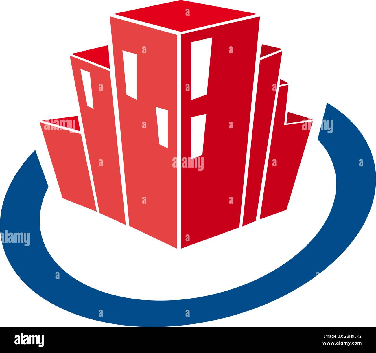 Corporate building inside structure Stock Vector Images - Alamy