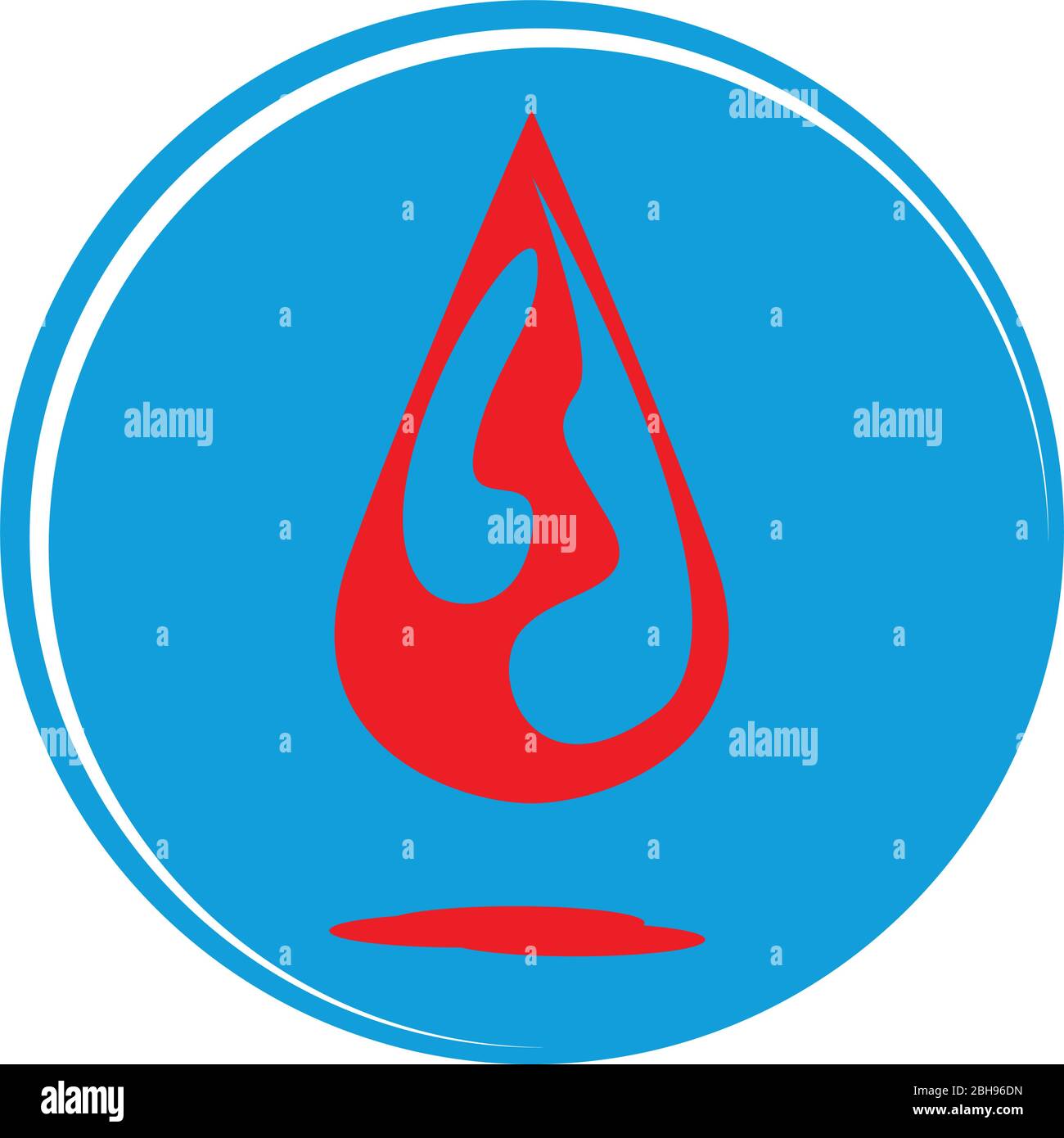 Isolated blood drop icon Stock Vector Image & Art - Alamy