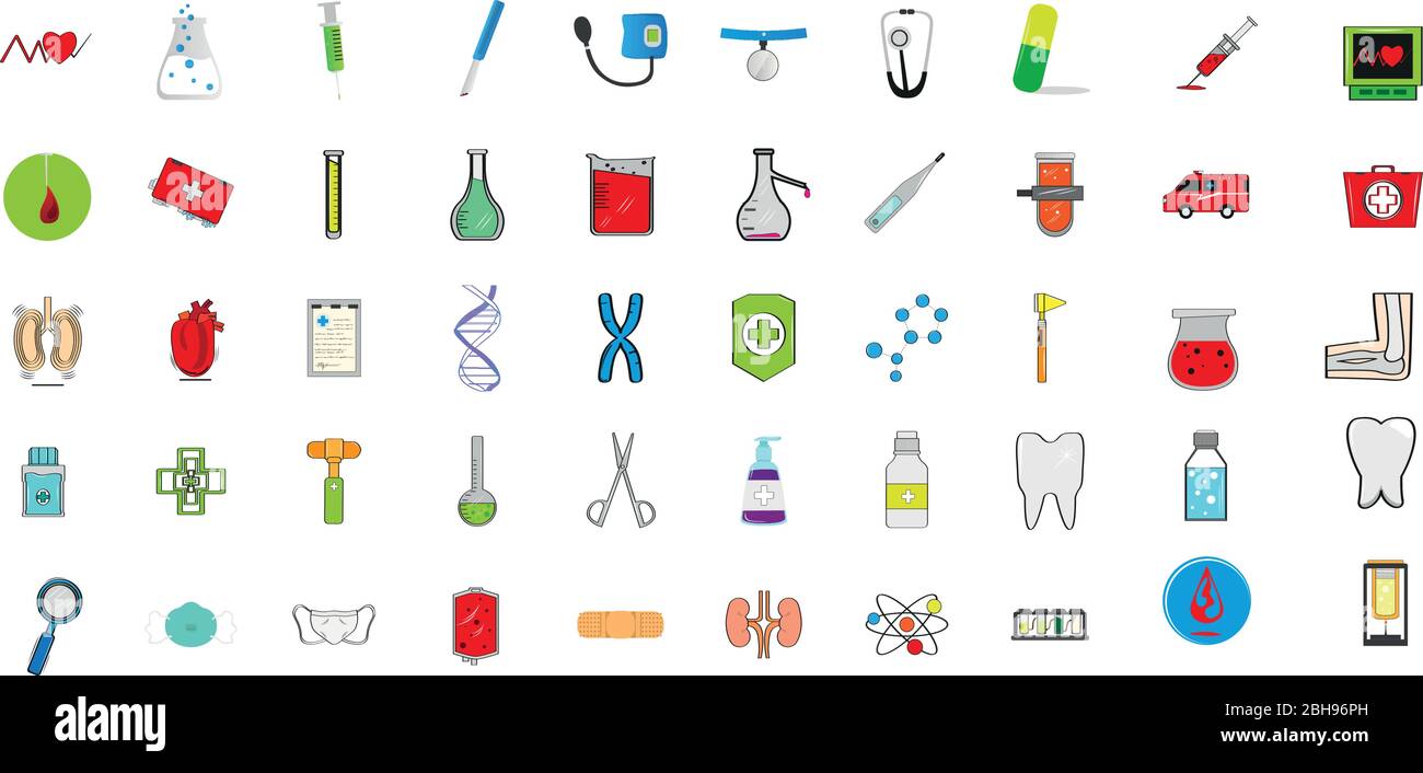 Set of medical icons Stock Vector Image & Art - Alamy