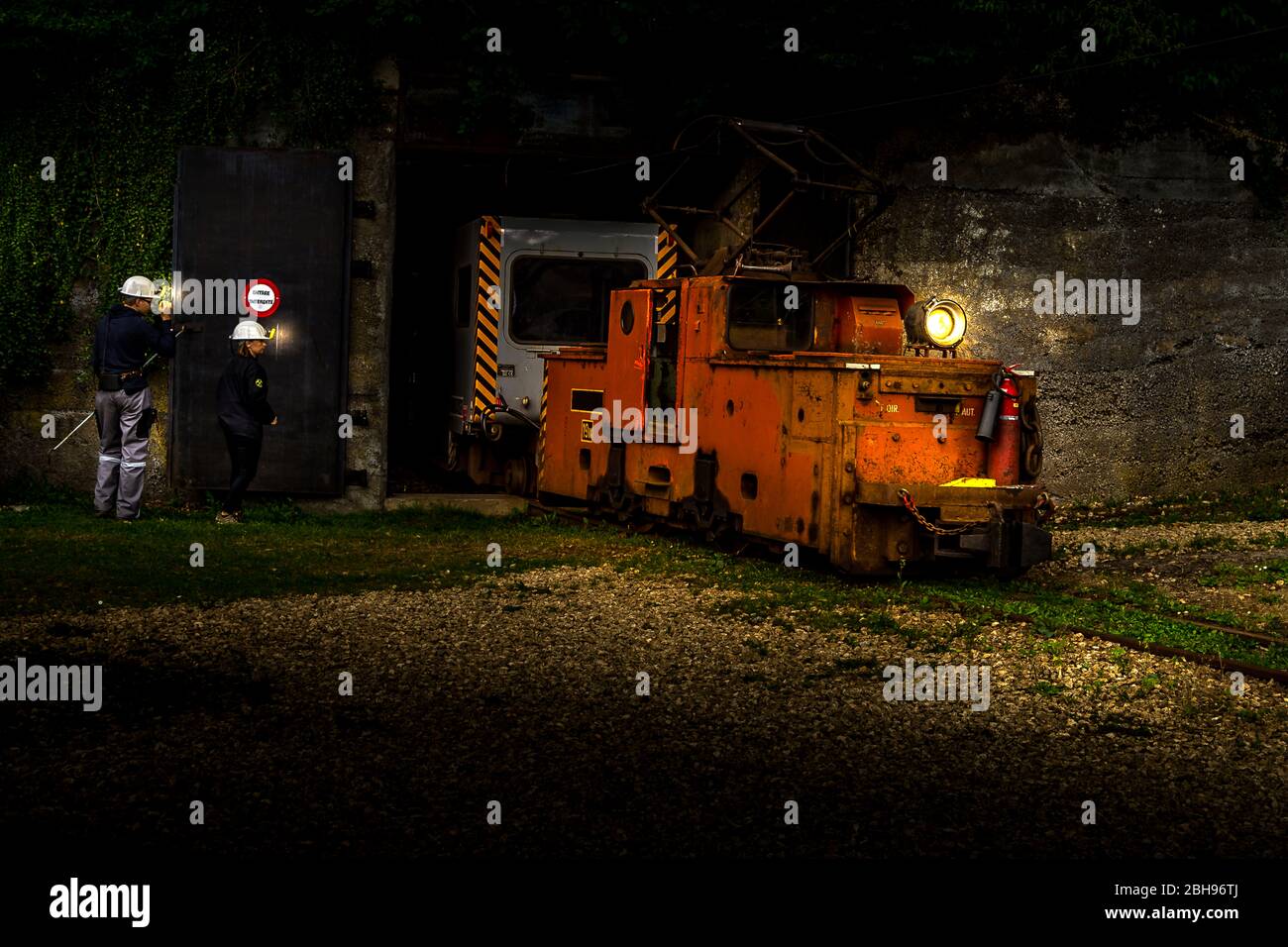 Mining locomotive hi-res stock photography and images - Alamy
