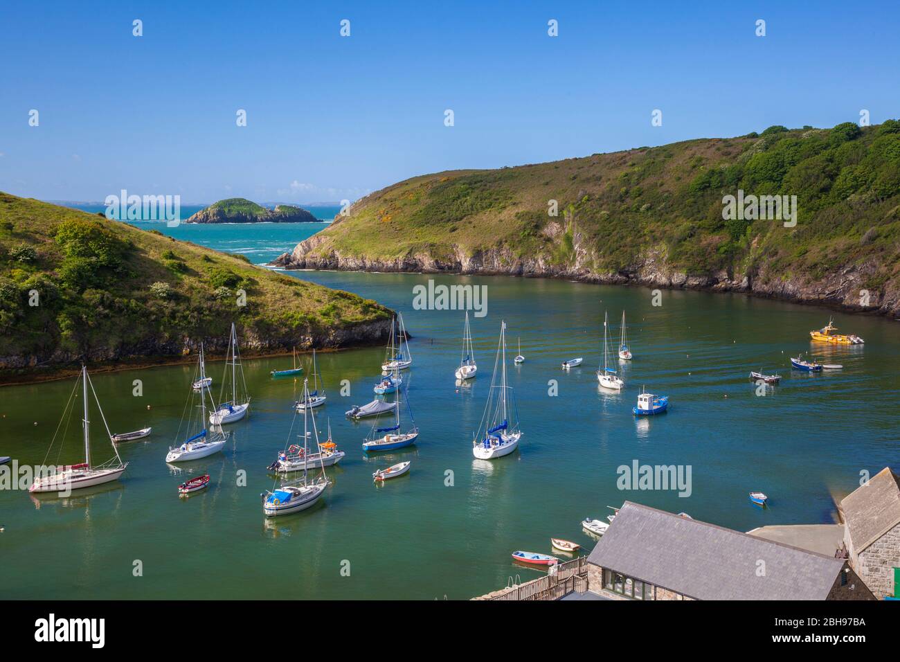 Solva Harbour, Solva, Pembrokeshire, Wales, UK Stock Photo - Alamy