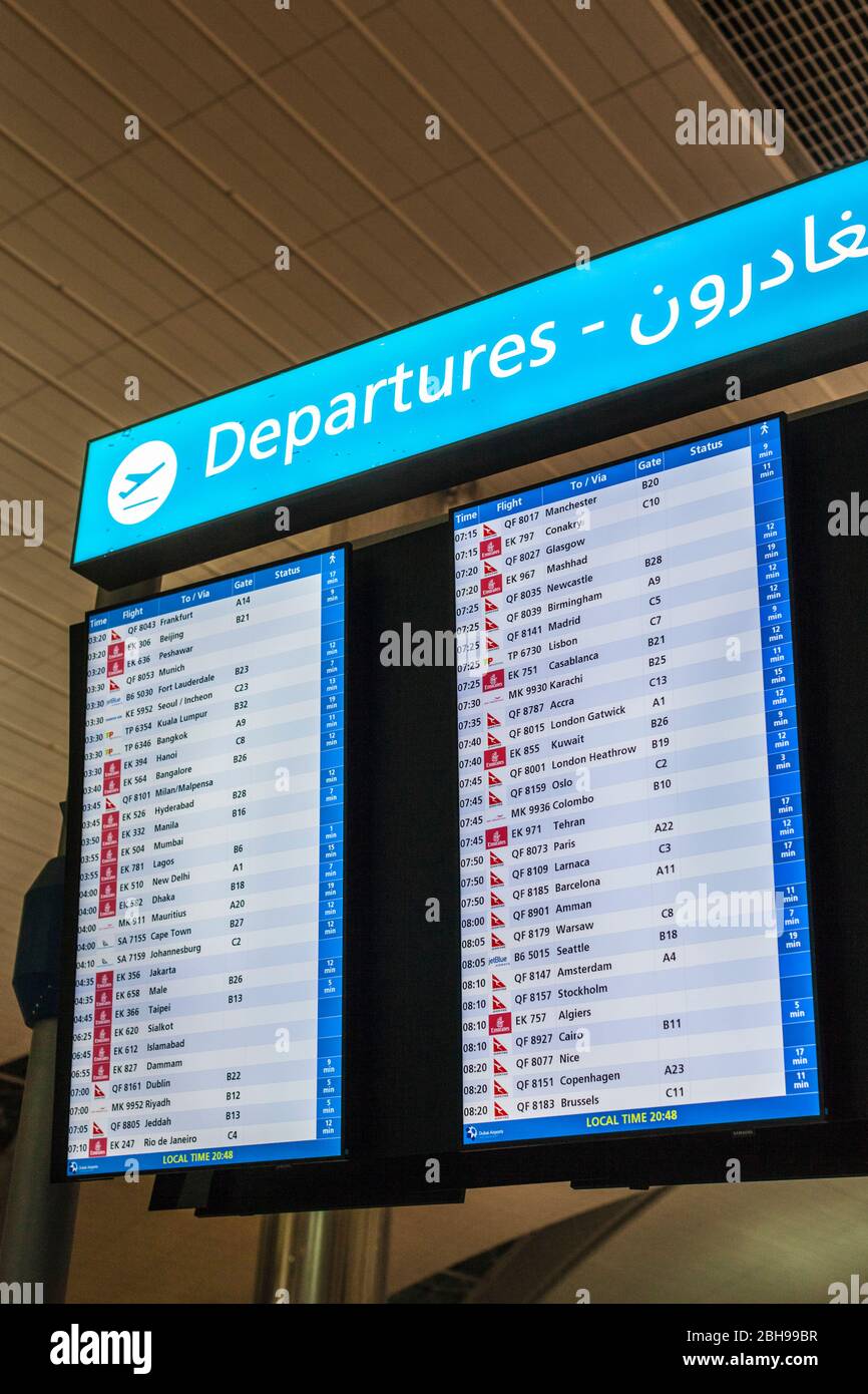 Emirates flight screen hi-res stock photography and images - Alamy