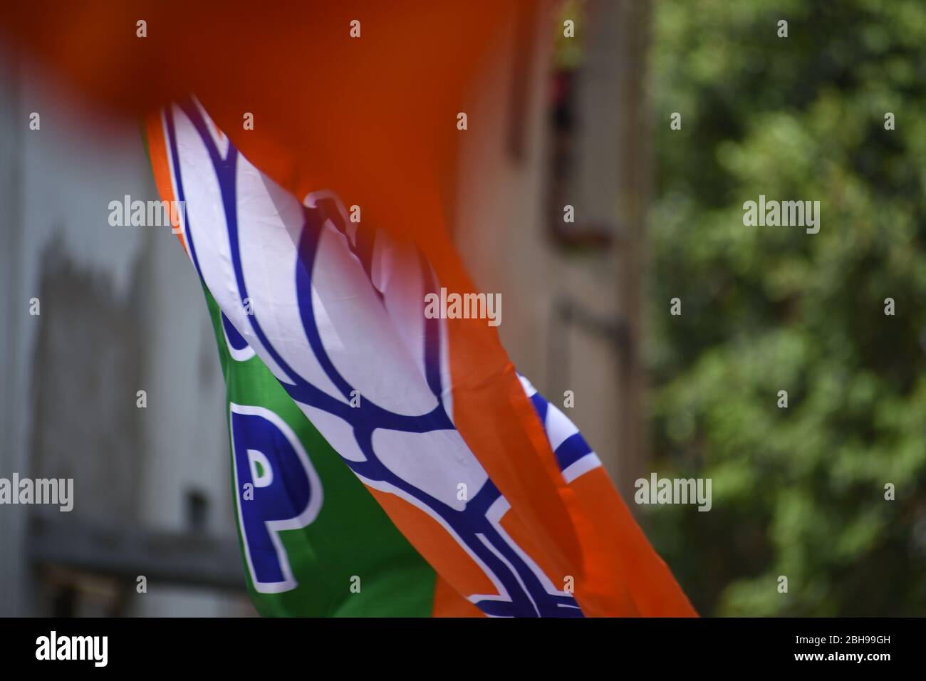 Bjp flag hi-res stock photography and images - Alamy