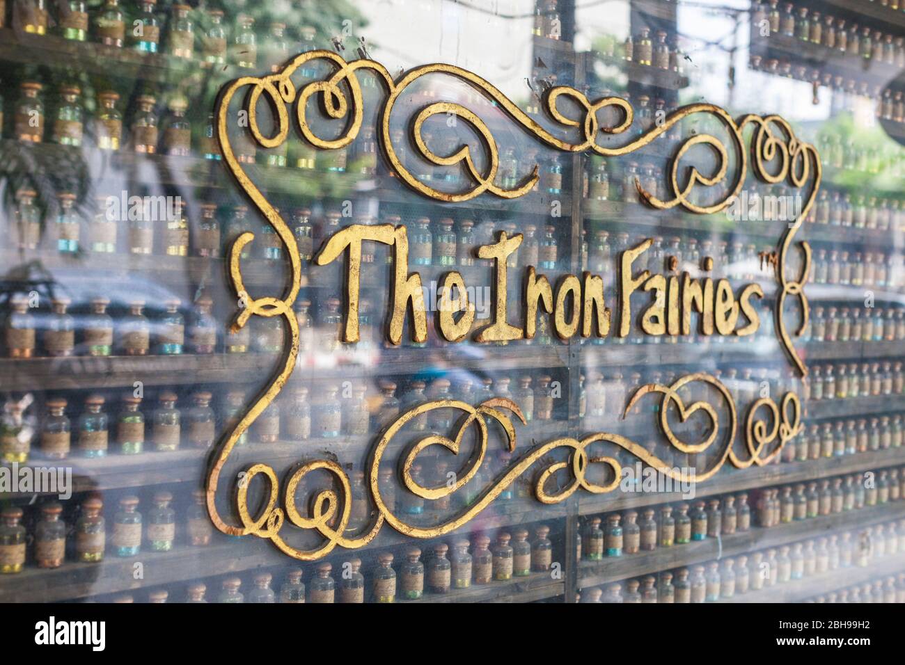 Thailand, Bangkok, Sukhumvit Area, Iron Fairies Bar, exterior Stock ...