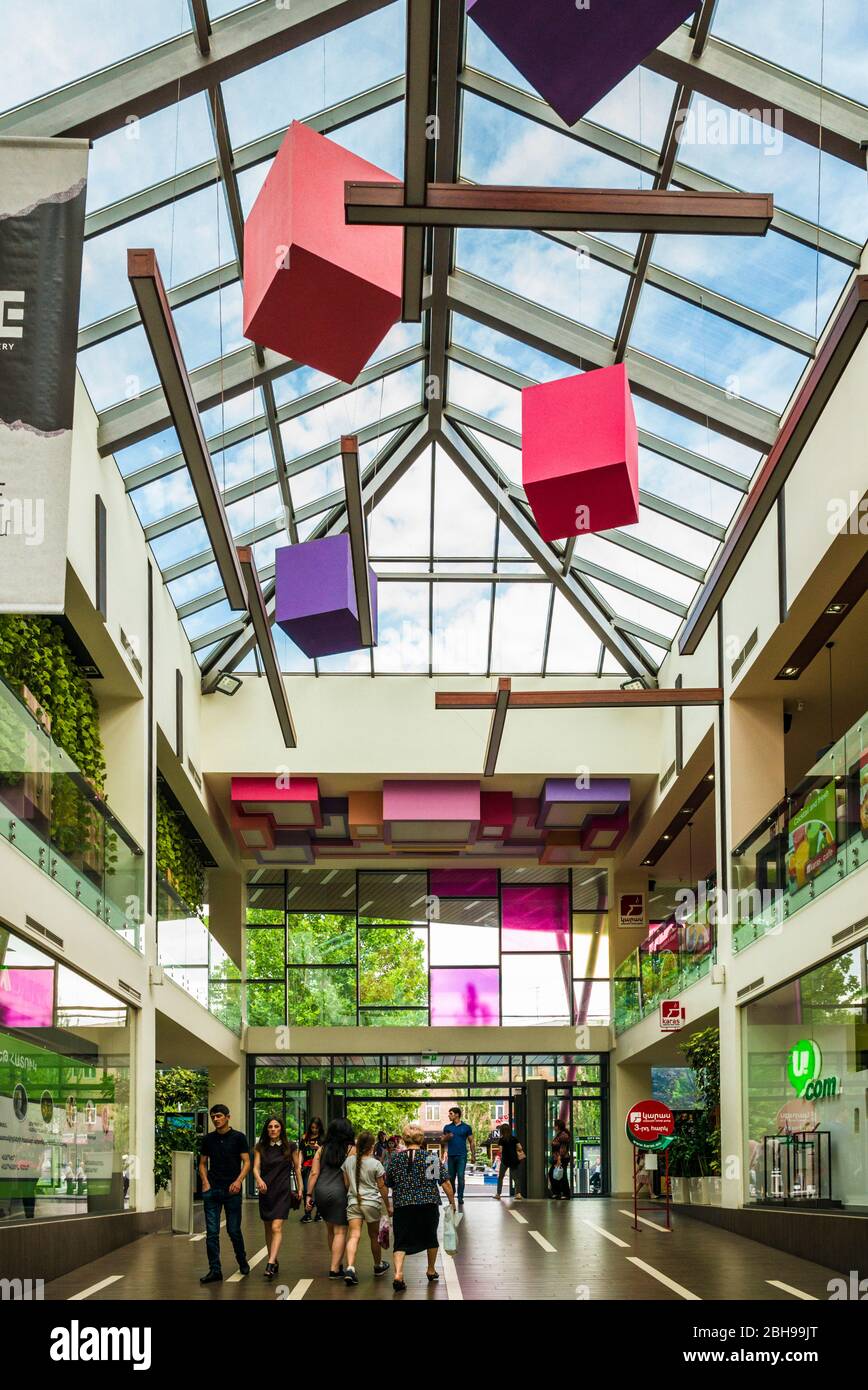 Armenia, Yerevan, Yerevan Mall, interior, no releases Stock Photo - Alamy