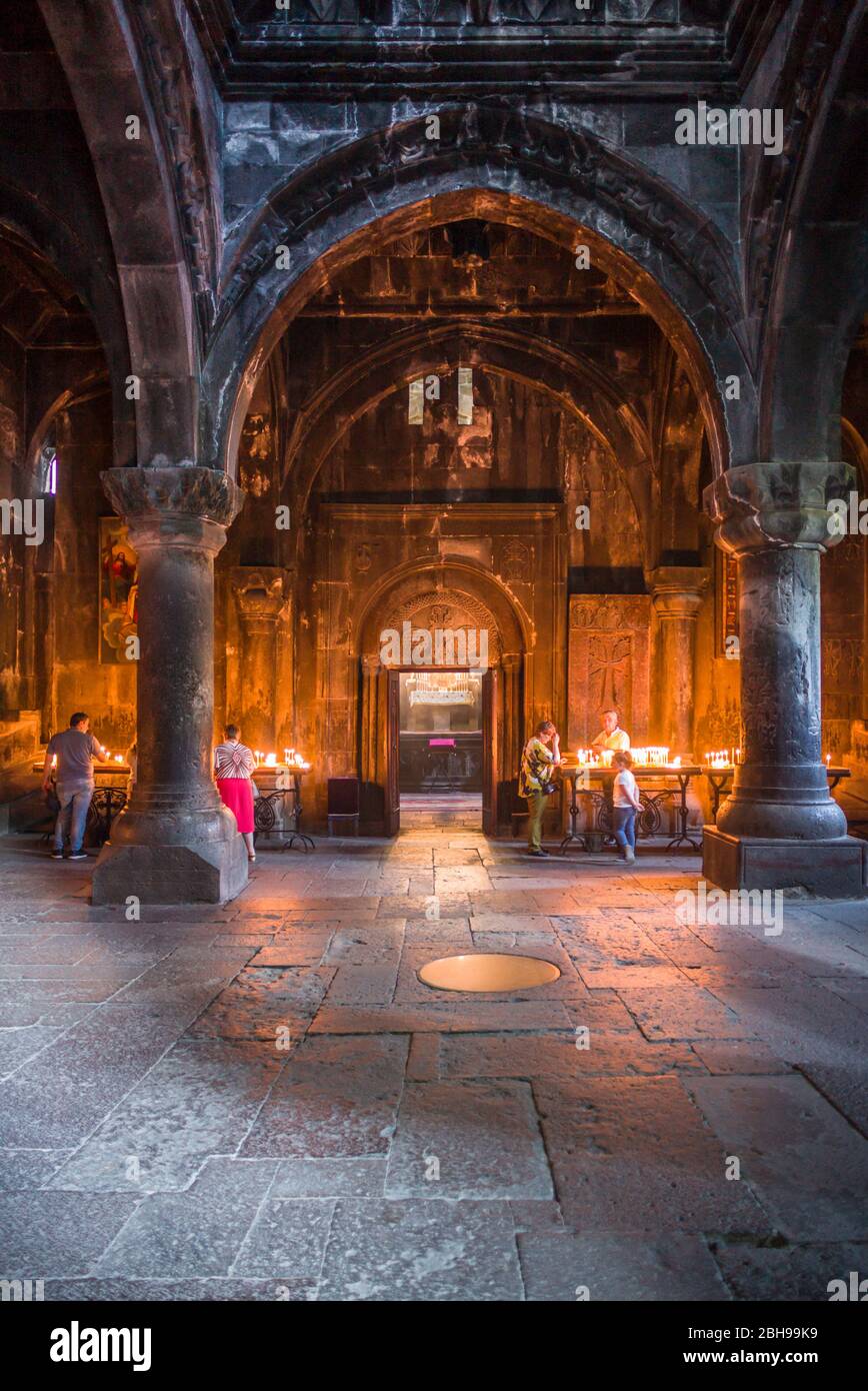 Armenia, Geghard, Geghard Monastery, Surp Astvatsatsin Church, 13th ...