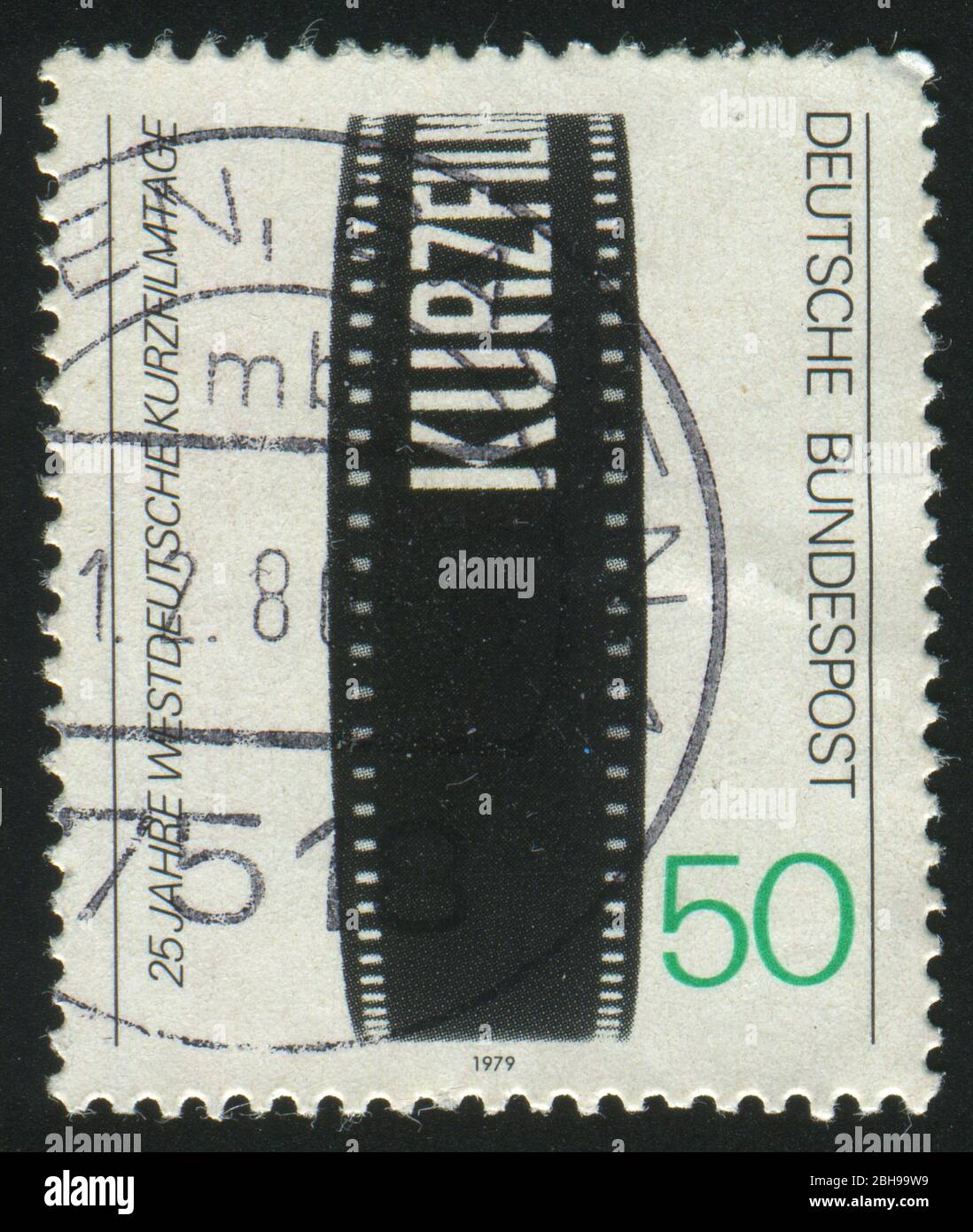 GERMANY - CIRCA 1979: stamp printed by Germany, shows film, circa 1979 ...