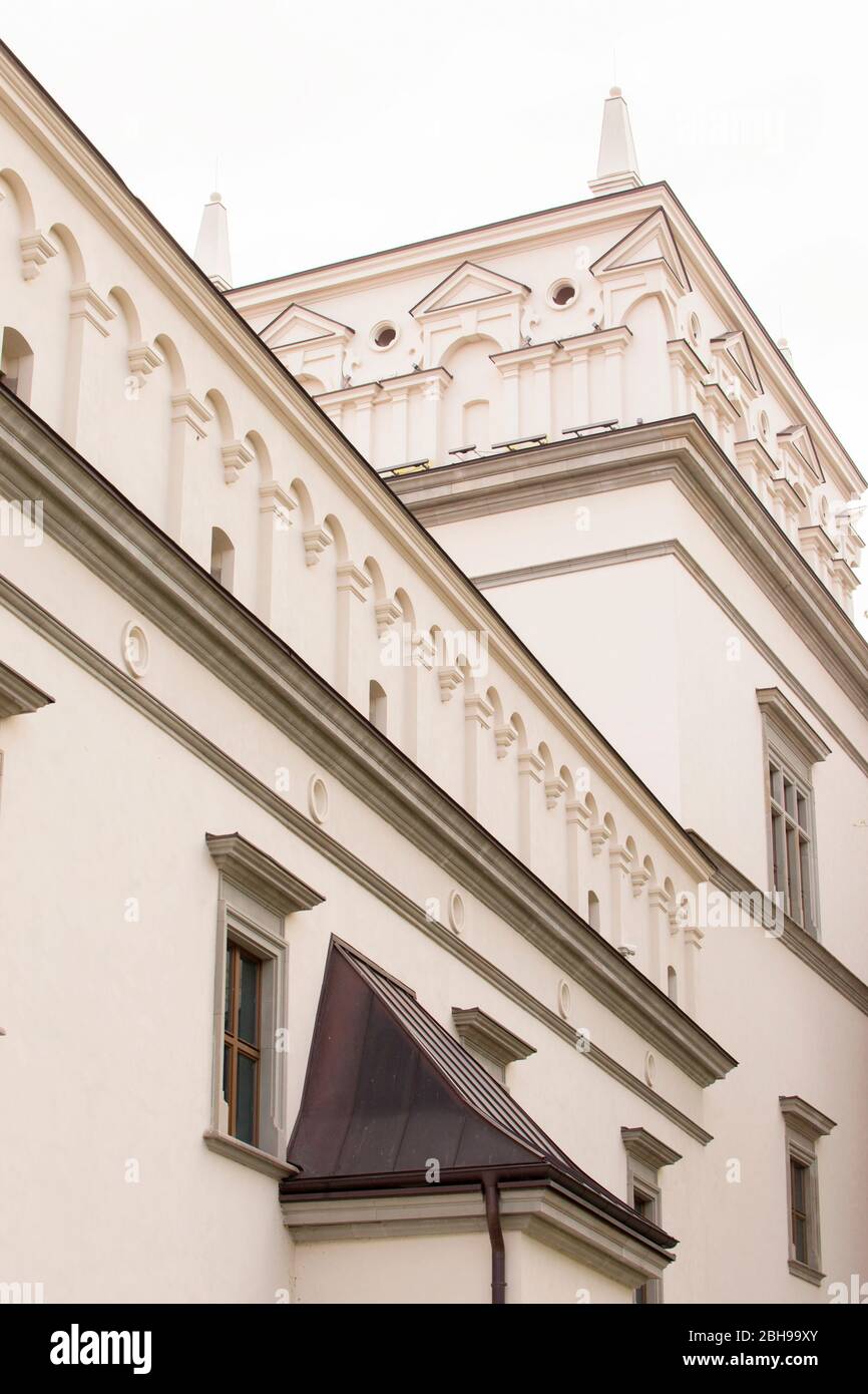 Details of building, Vilnius Old Town, Lithuania Stock Photo - Alamy